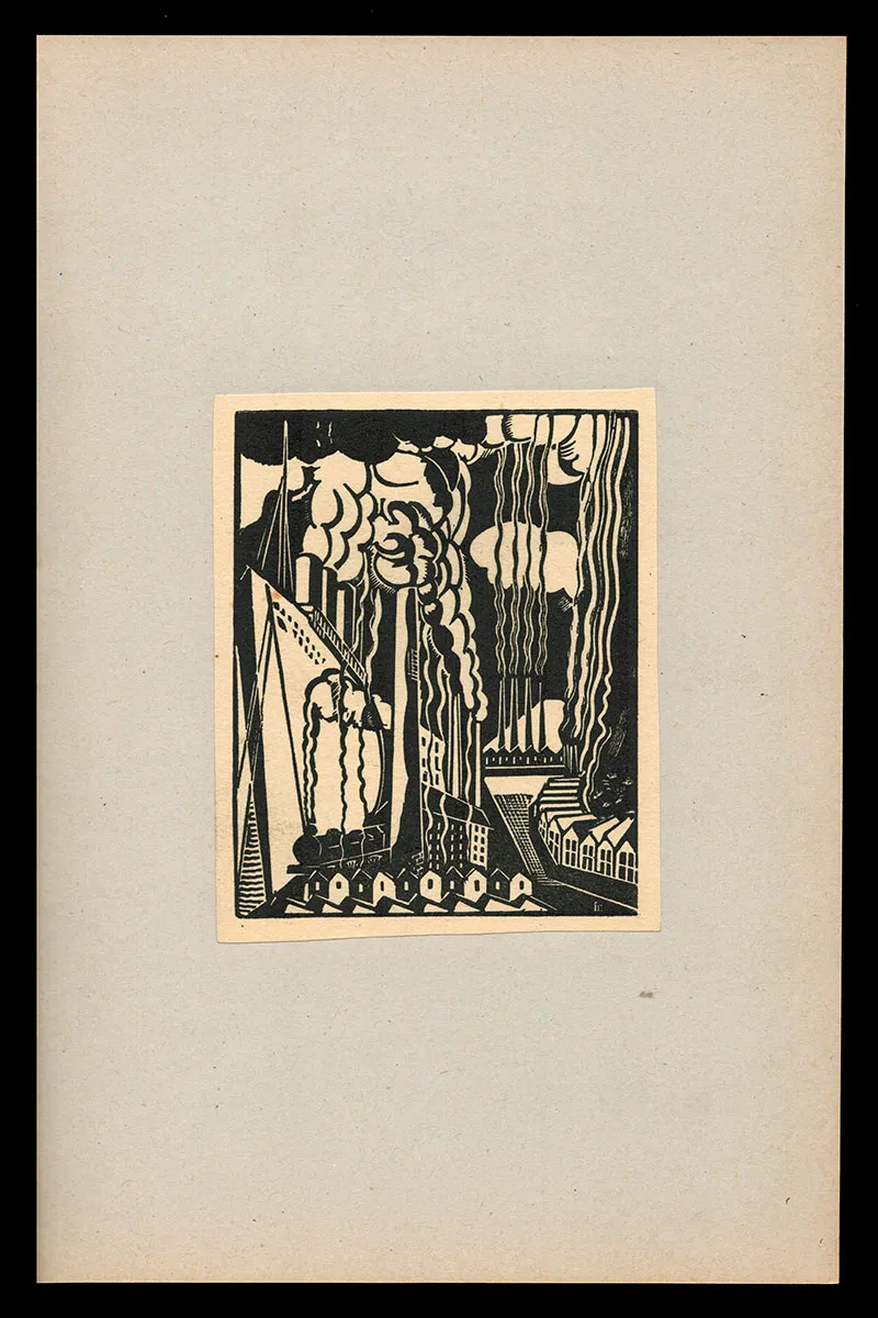 Buy woodcut by the Belgian artist Joris Minne from 1930