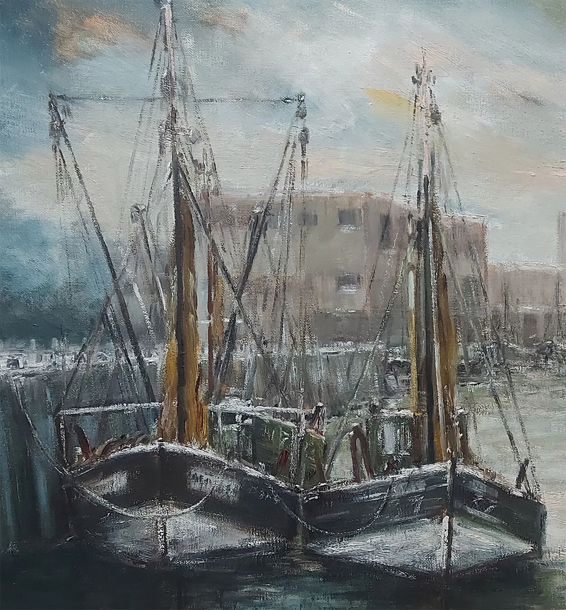 Schilderij van de Belgische kunstenaar Jos Delbaere kopen