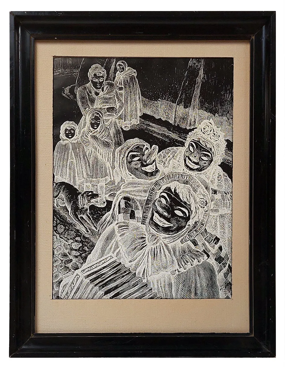 Buy a piece of art, engraving by the Belgian artist Joz De Swerts