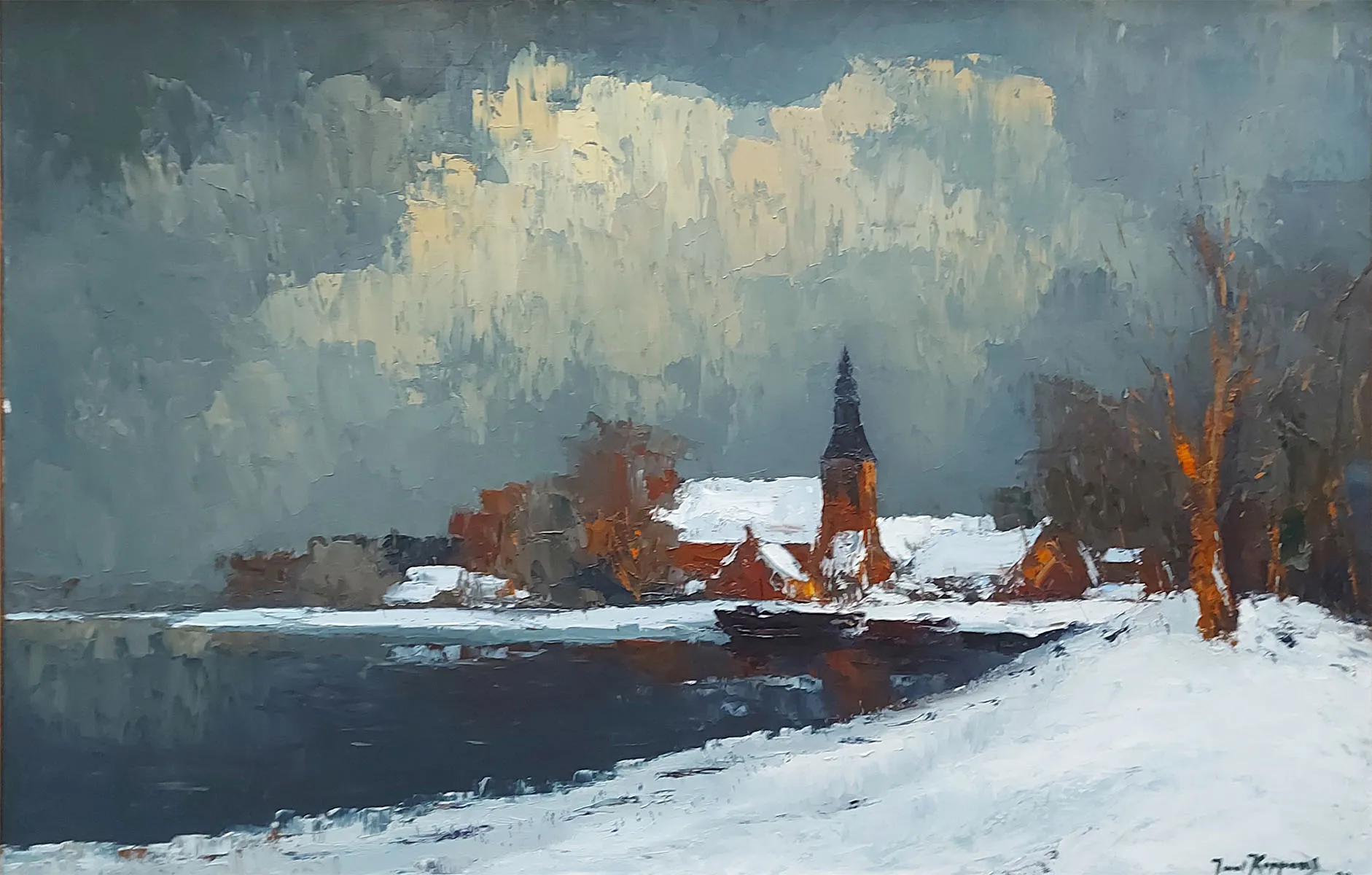 Schilderij van de Belgische kunstenaar Jules Keppens kopen