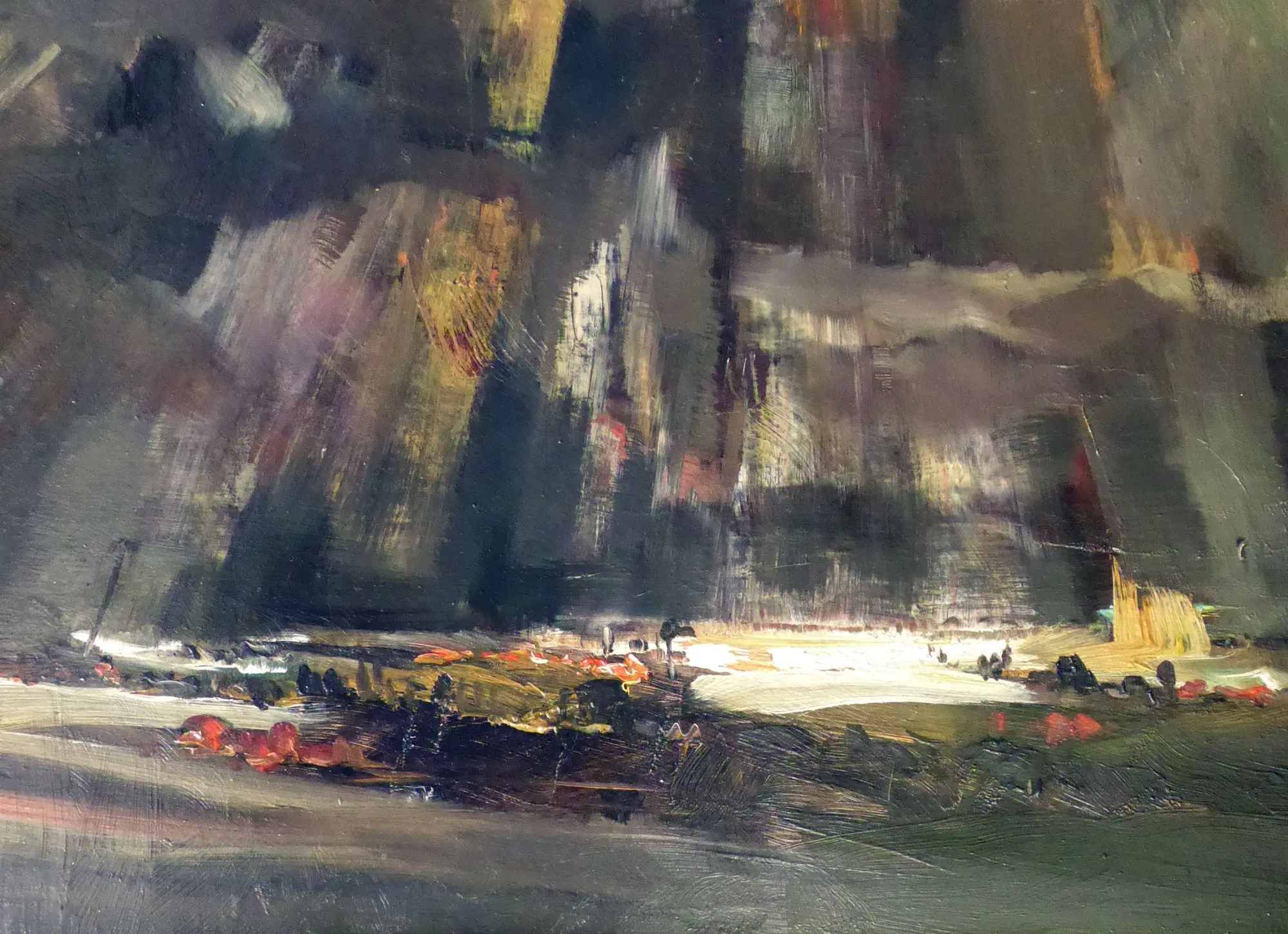 Schilderij van de Antwerpse kunstenaar Karel de Posson