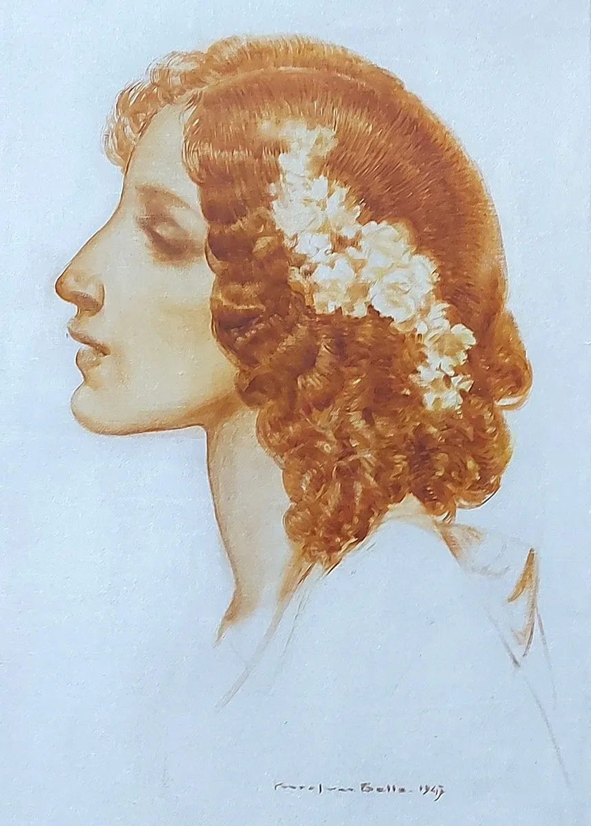 Une peinture romantique du peintre belge Karel Van Belle