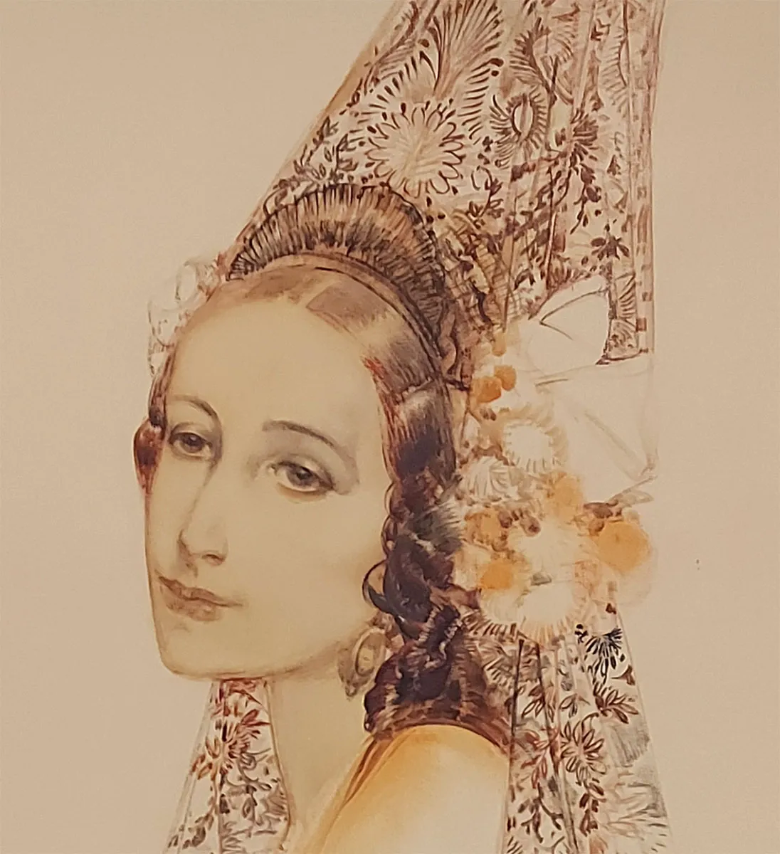 Une peinture romantique du peintre belge Karel Van Belle