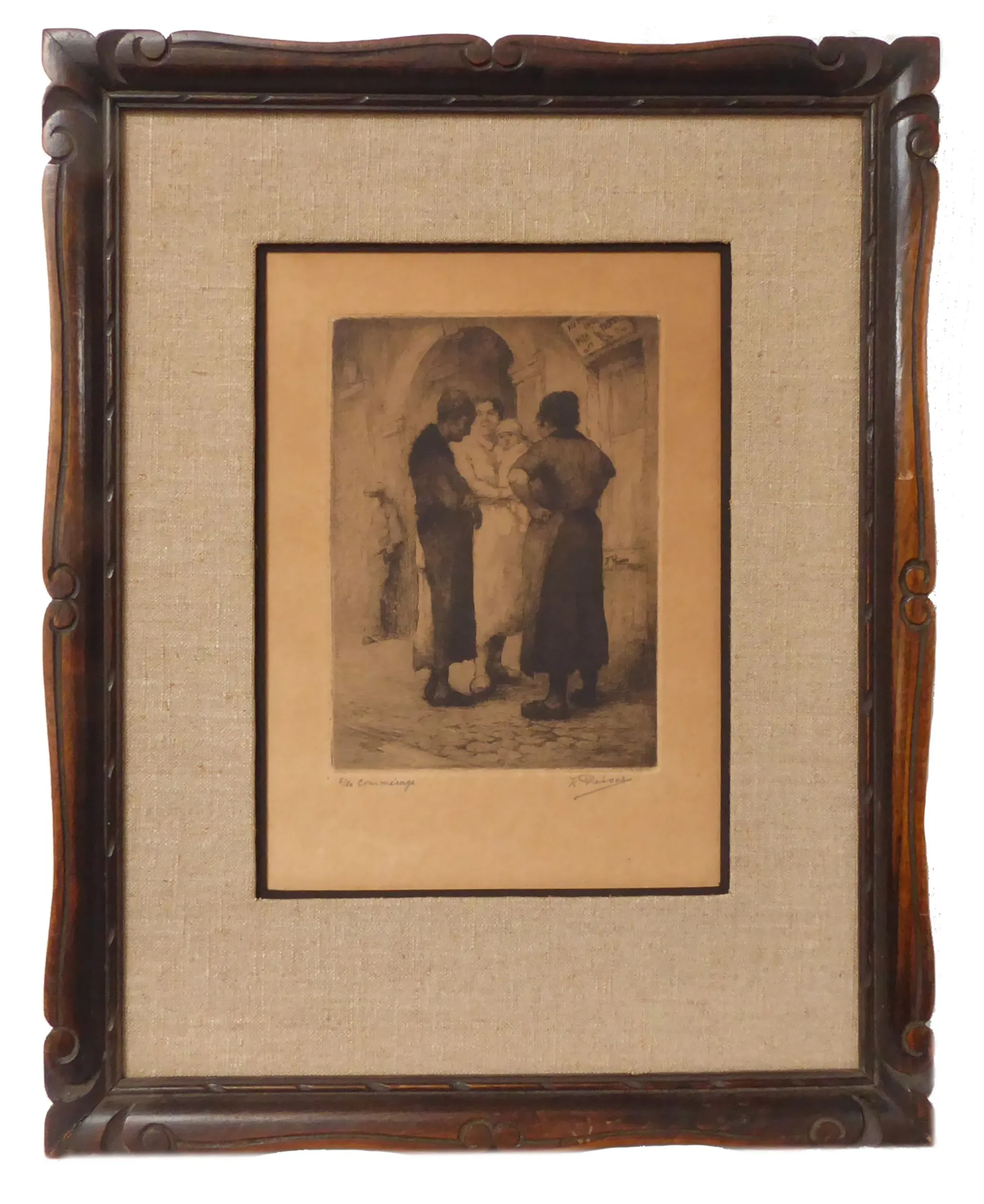 Ets van Kurt Peiser, droge naald