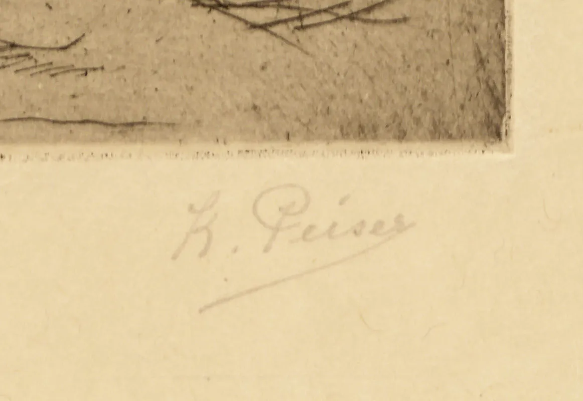 Ets van Kurt Peiser kopen, een Antwerpse graficus Belgische kunstenaar