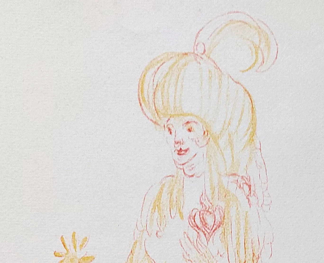 Fifrelin , litho van James Ensor kopen uit "La Gamme d'Amour",