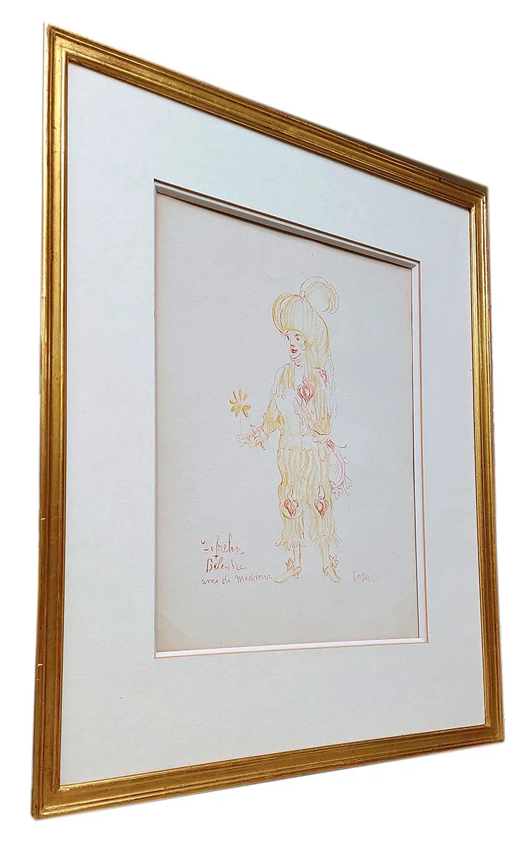 Fifrelin , litho van James Ensor kopen uit "La Gamme d'Amour",