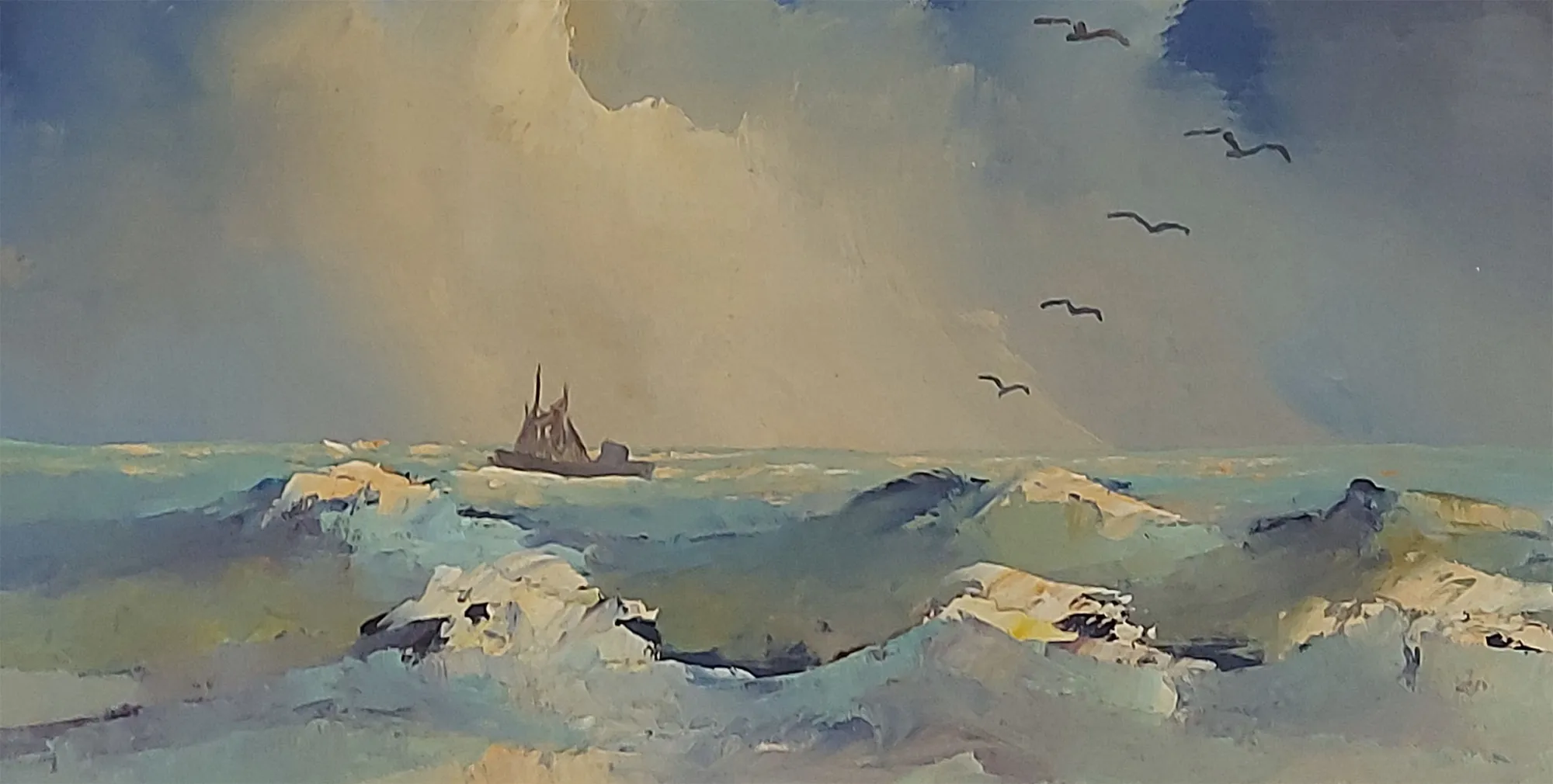 Schilderij van de Belgische kunstschilder Leo Jordaens kopen