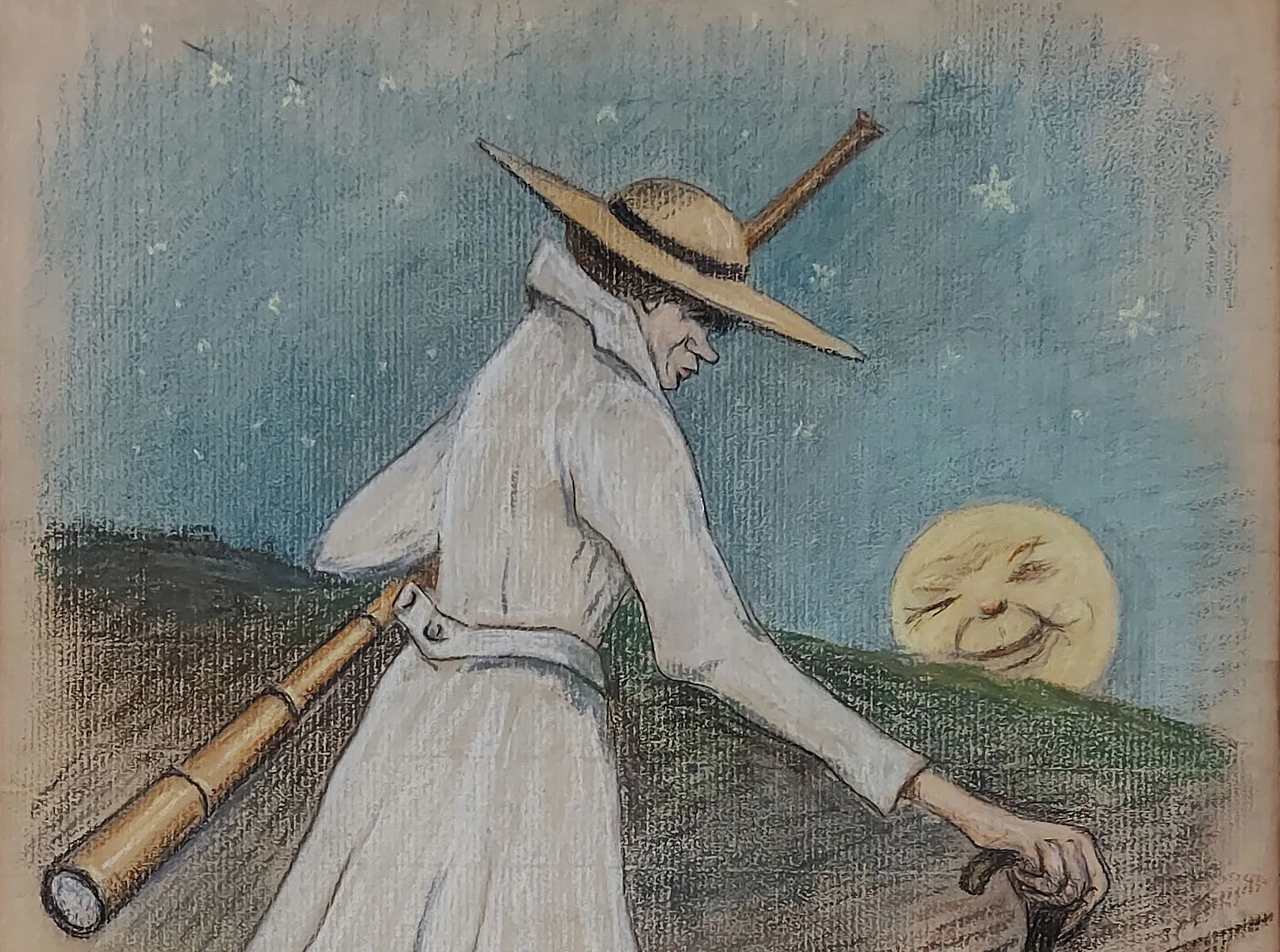 Tekening van de Belgische kunstenaar Louis Clesse kopen uit 1918