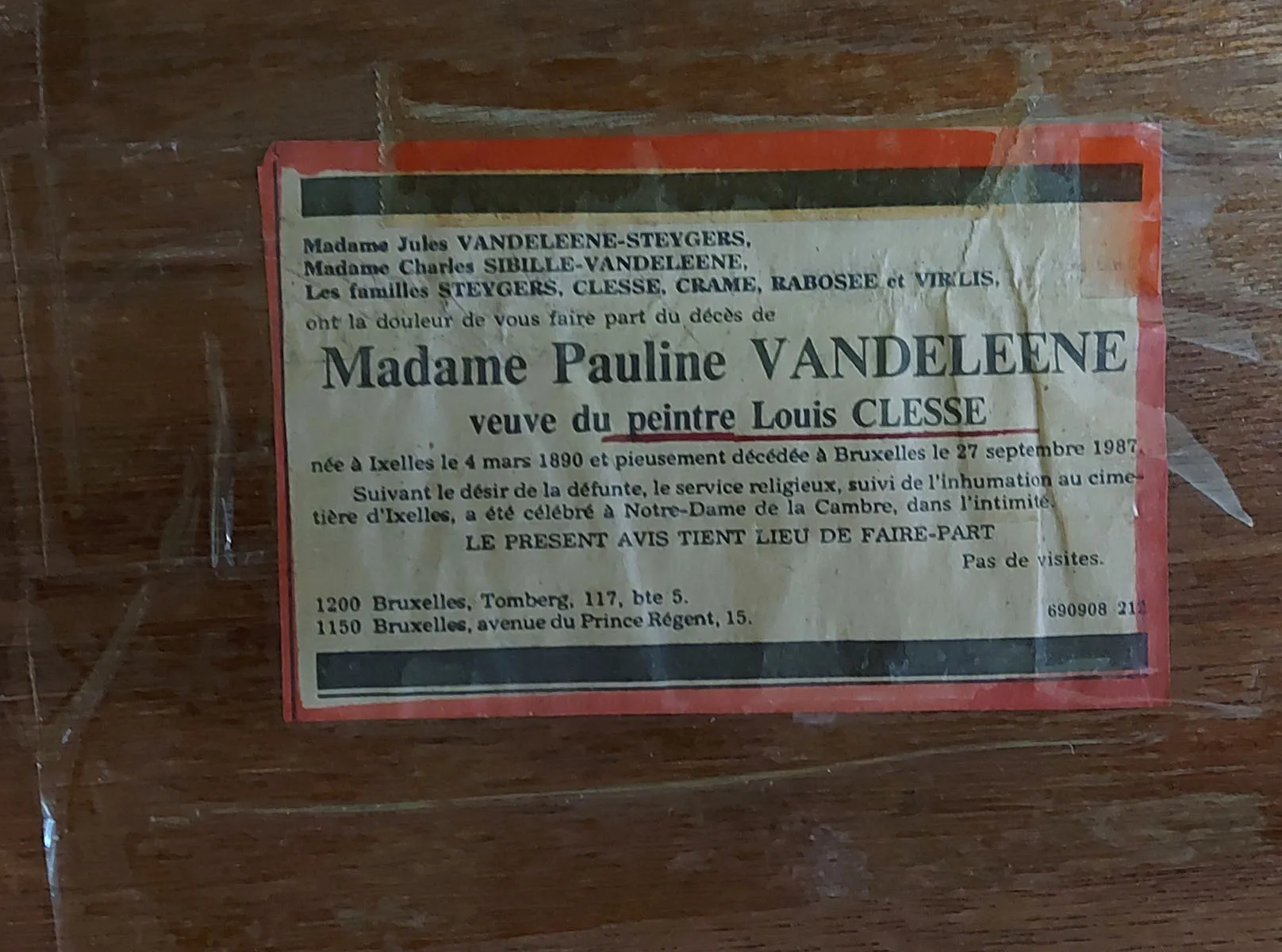 Achetez une peinture de l'artiste belge Louis Clesse.