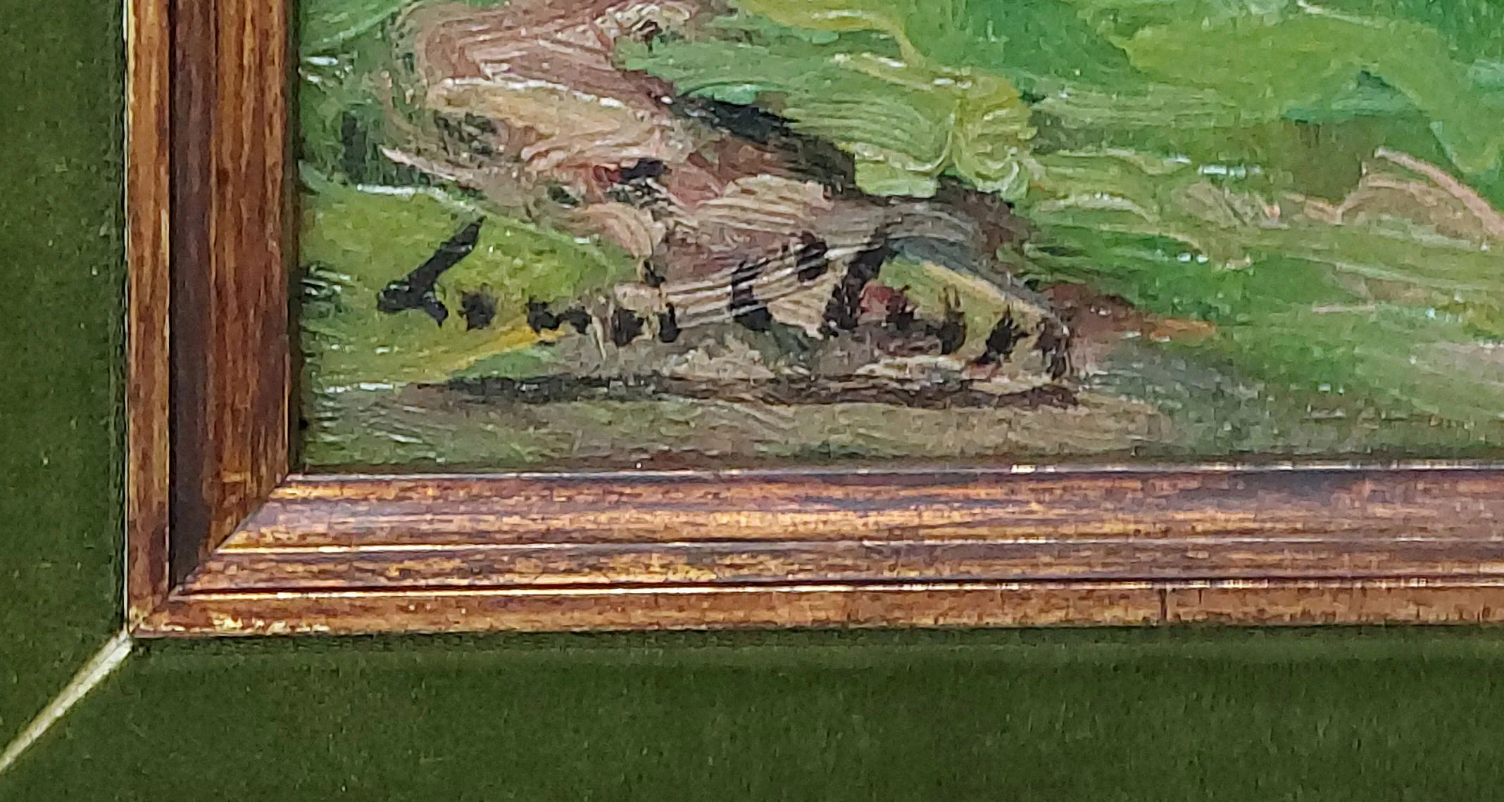 Painting by the Belgian artist, painter and etcher Louis Clesse.