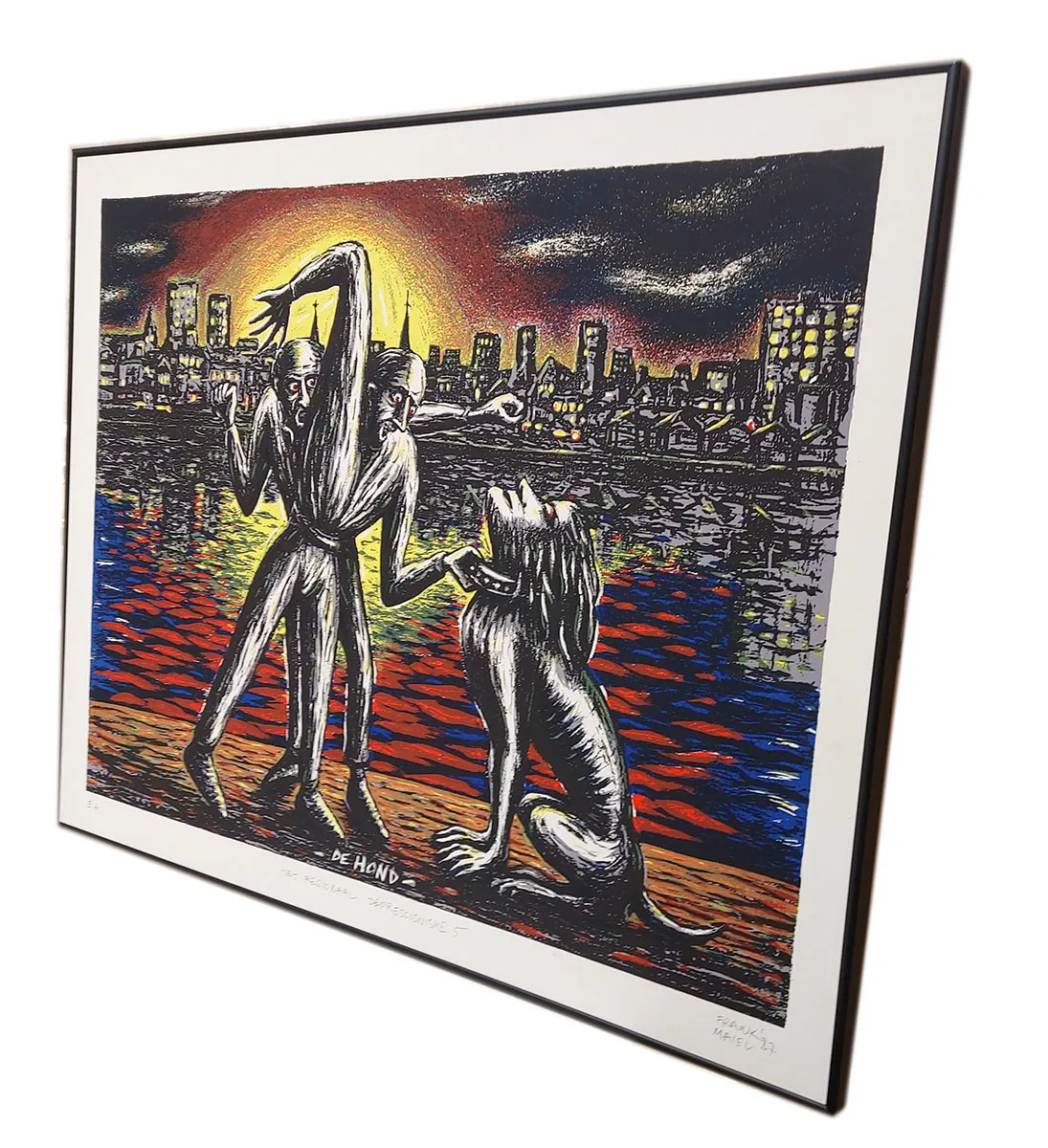 Litho van Belgische kunstenaar Frank Maieu kopen
