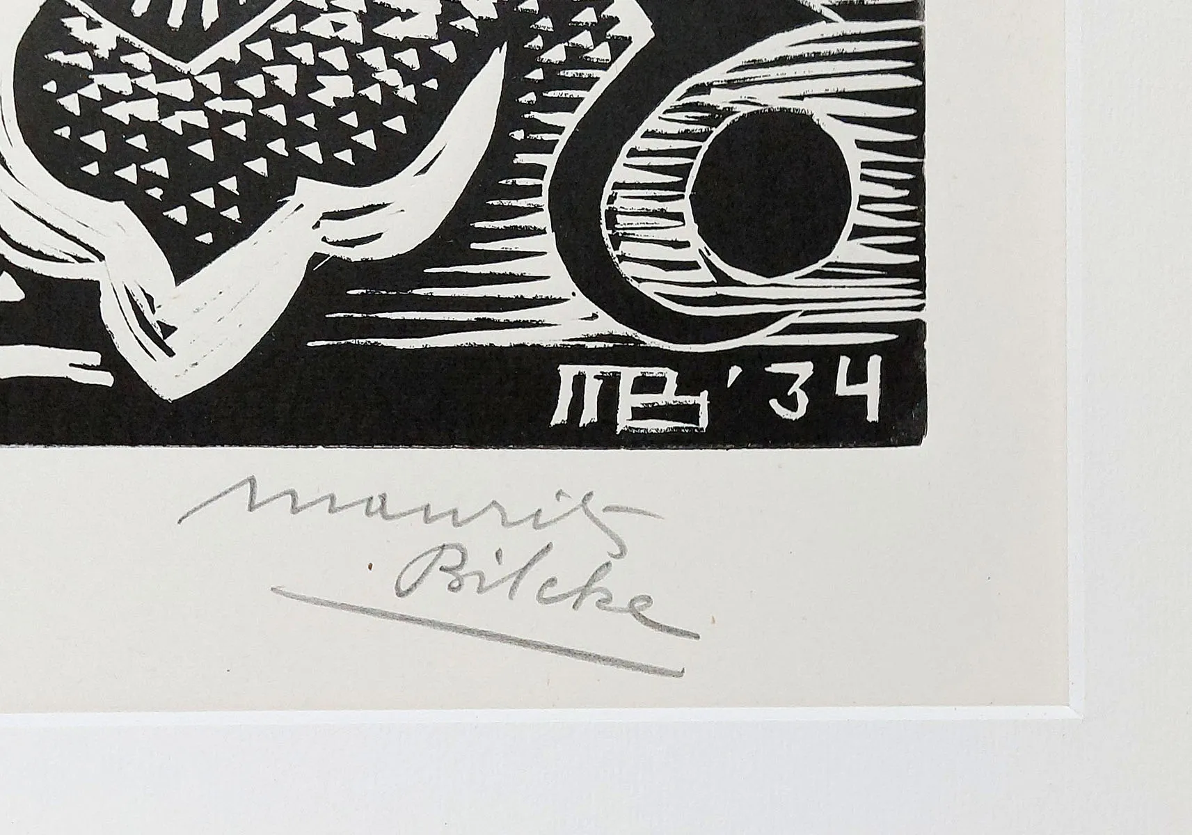 Grafisch werk van de Belgische kunstenaar Maurits Bilcke kopen