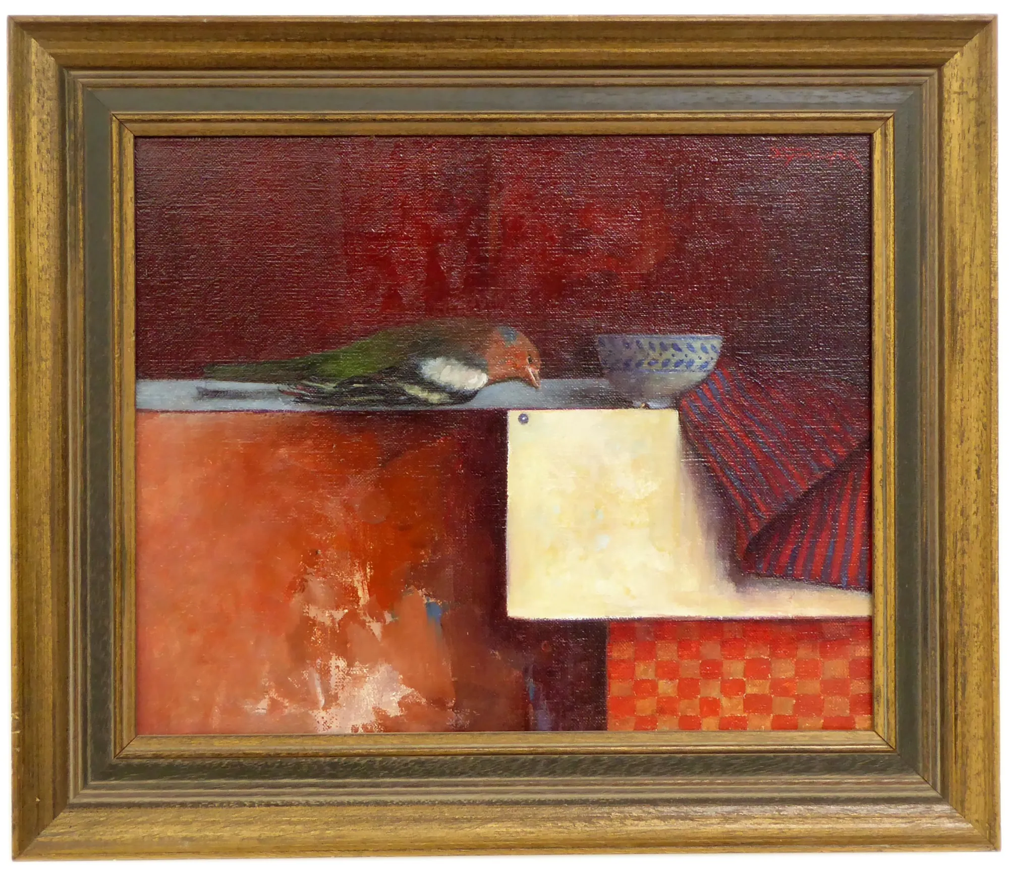 Stilleven met dode vogel van Joop Nijmeijer