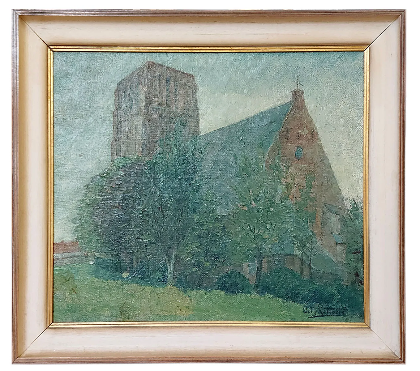 Schilderij van Belgische kunstenaar uit Brugge Octave Rotsaert kopen