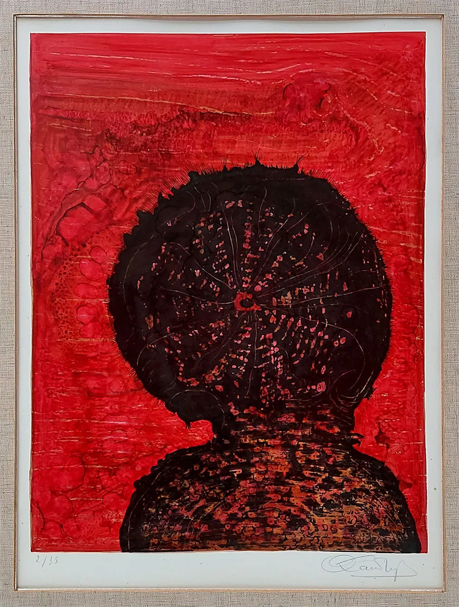 opgehoogde litho van de Belgische kunstenaar octave landuyt kopen