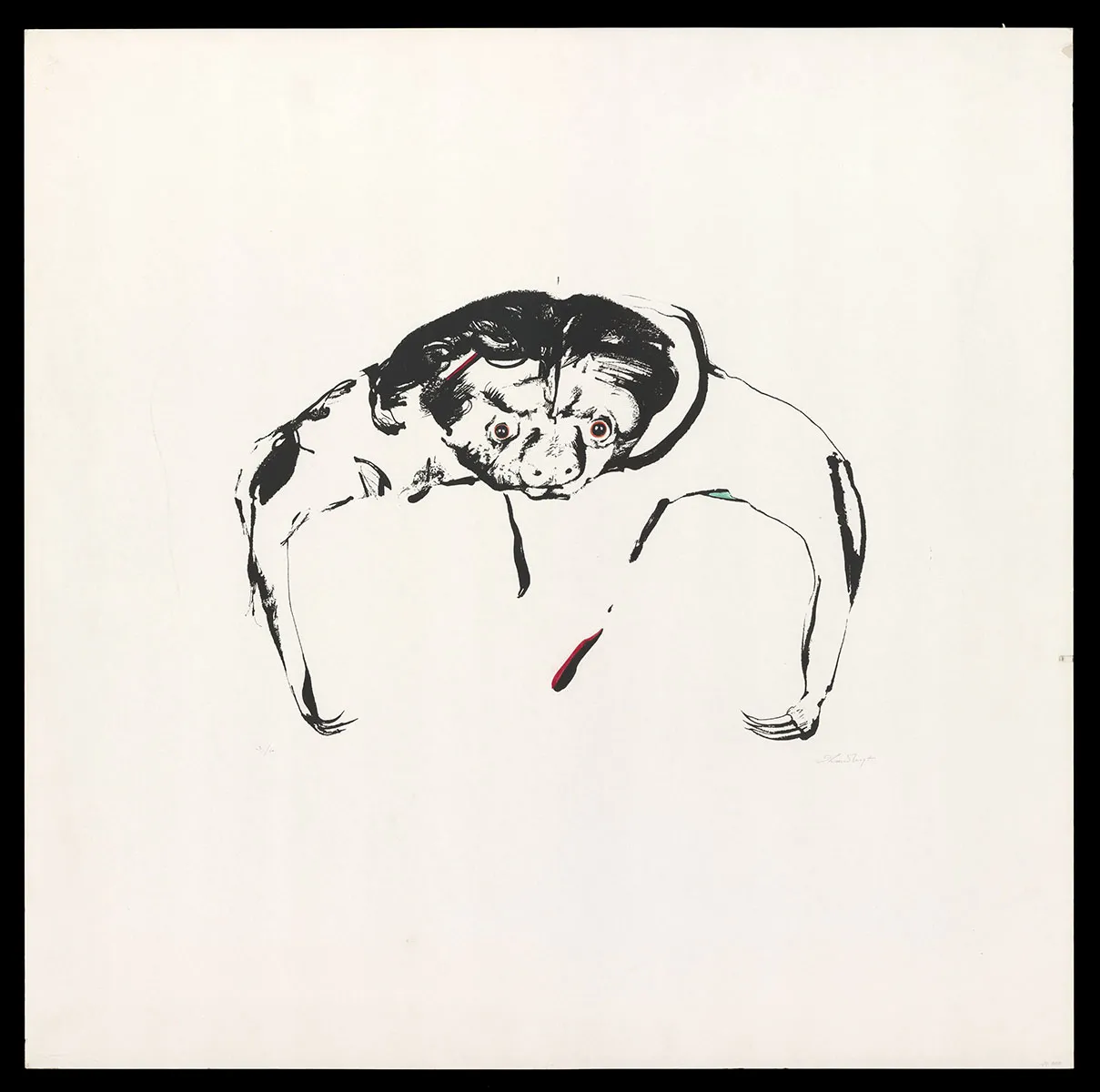 Een litho van de Belgische kunstenaar octave landuyt kopen