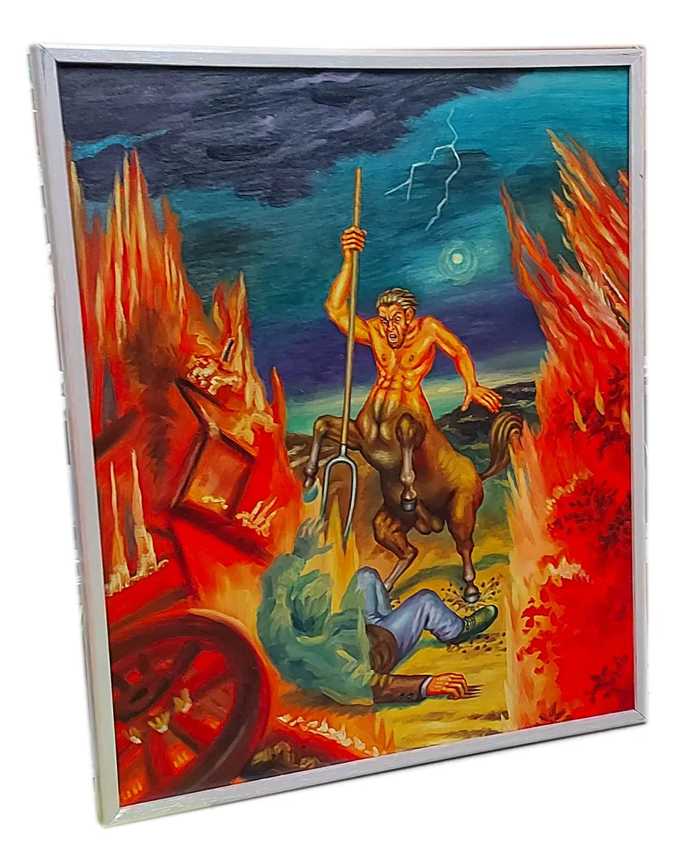 Buy a painting from 1989 by the Belgian artist Paul Van Dessel