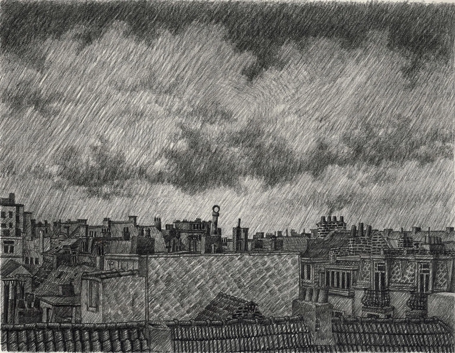 Buy a drawing from 1984 by the Belgian artist Paul Van Dessel