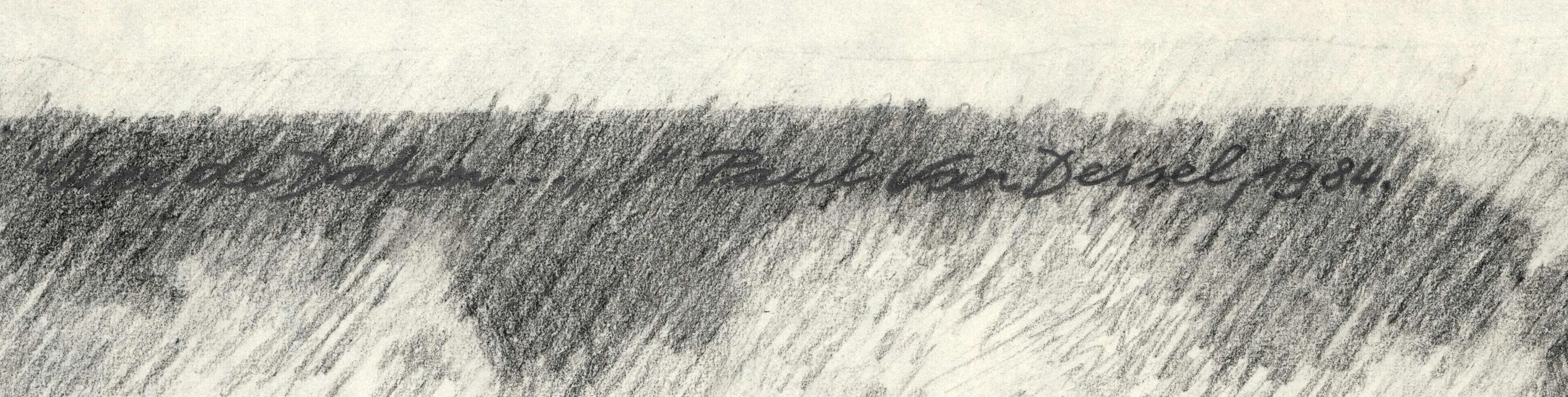 Buy a drawing from 1984 by the Belgian artist Paul Van Dessel