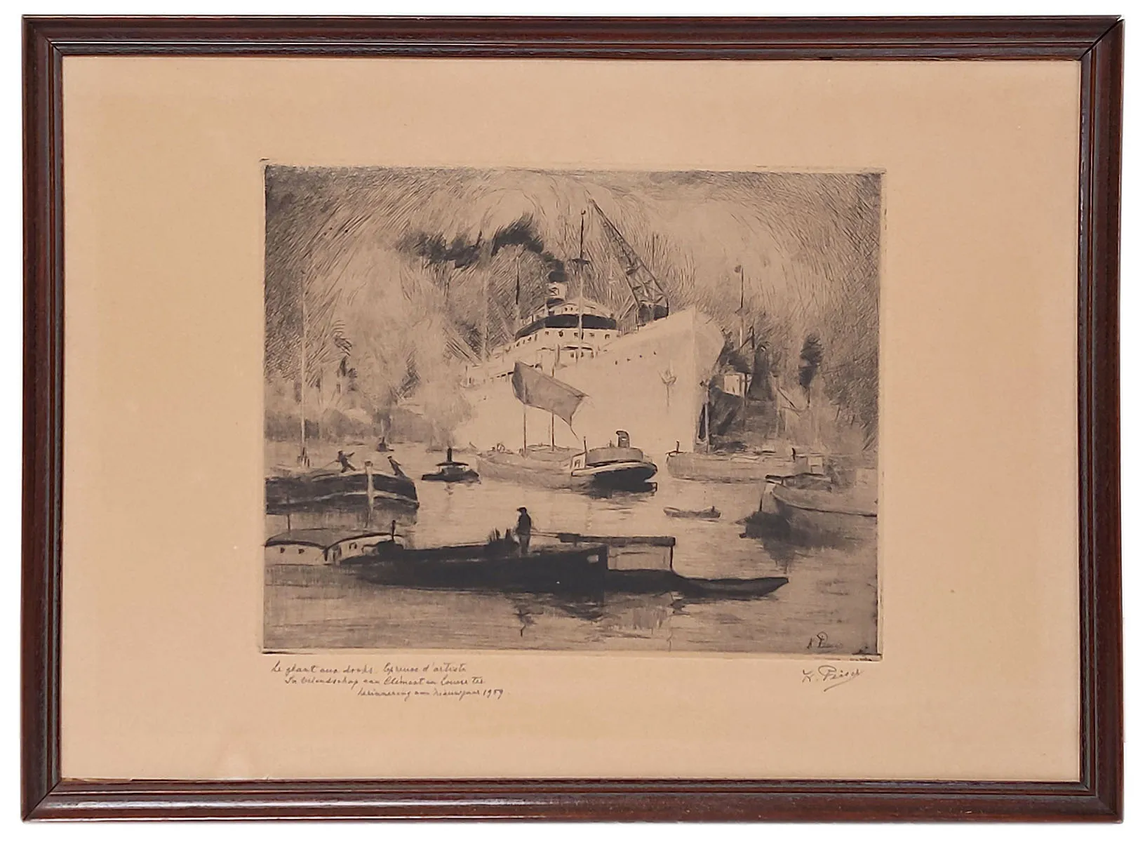 Etsen van de Belgische etser Kurt Peiser kopen