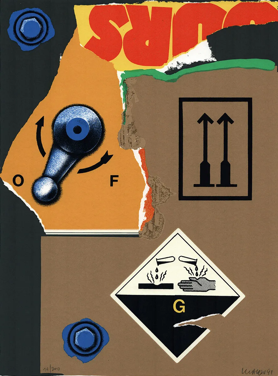 Grafisch werk van de Duitse kunstenaar Peter Klasen kopen