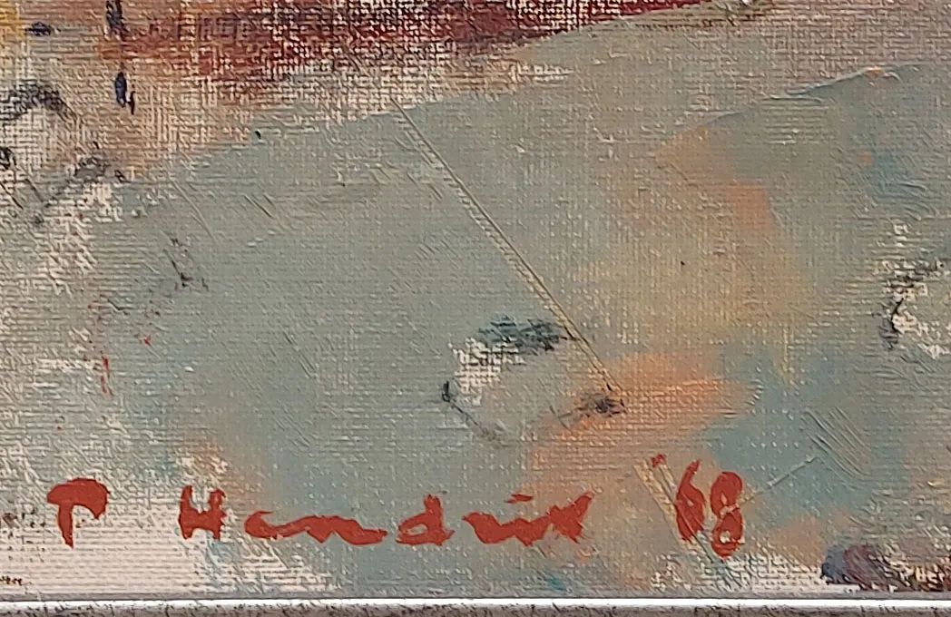 Painting painted by Pierre Hendrix, oil on canvas