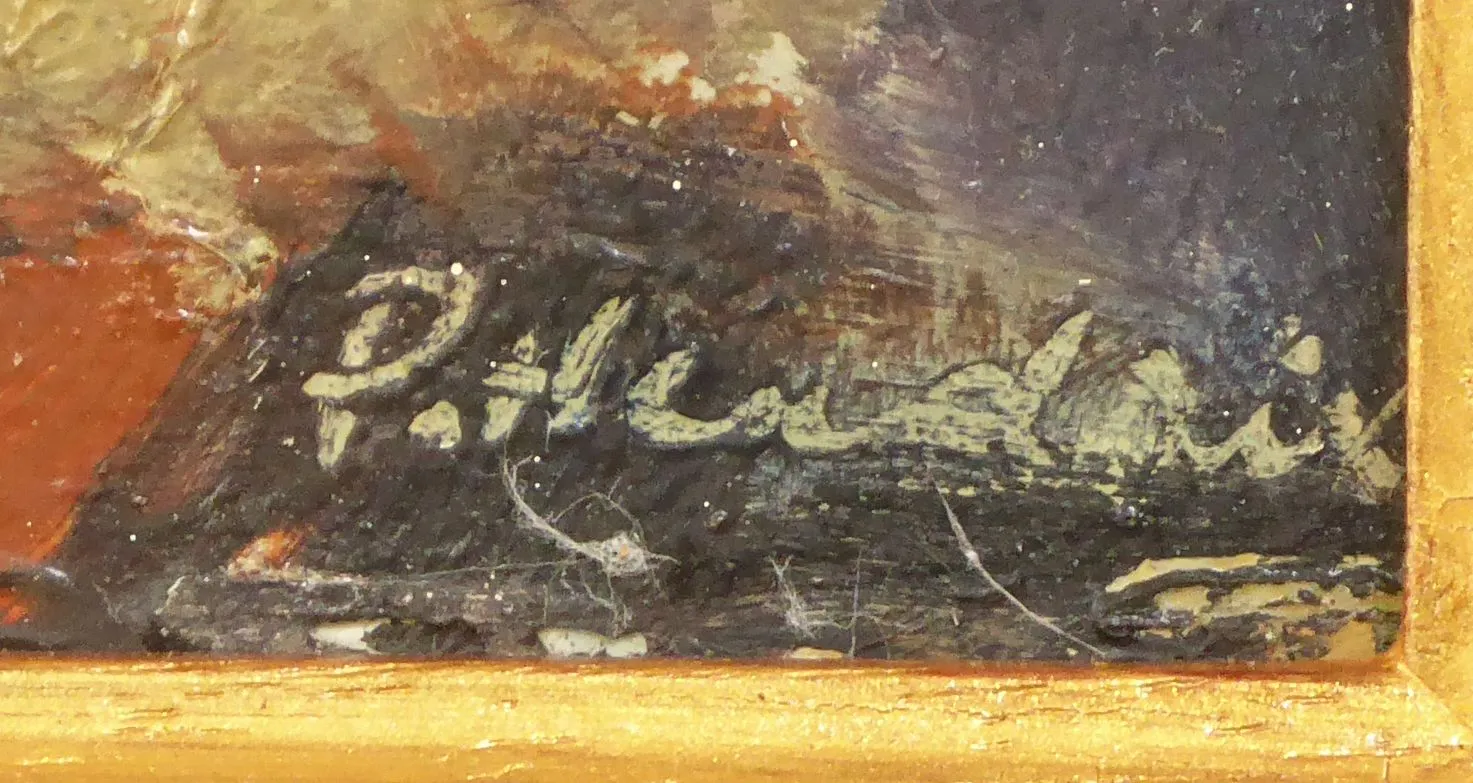 Pierre Hendrix en het werk Kleine Chrysanten olieverf op paneel 1960