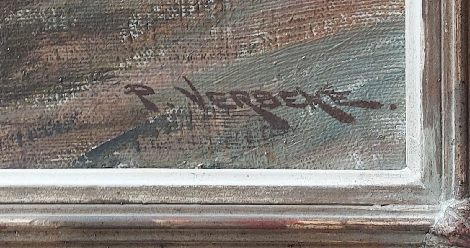 Vissen in Oostende van de Oostendse schilder Pierre Verbeke