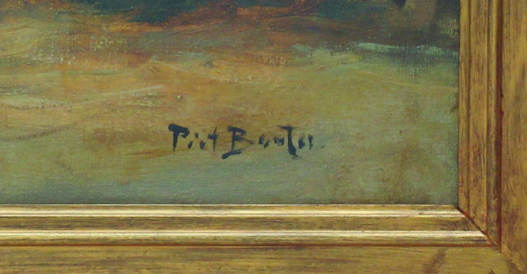 Schilderij van de Nederlandse schilder Pieter Bouter