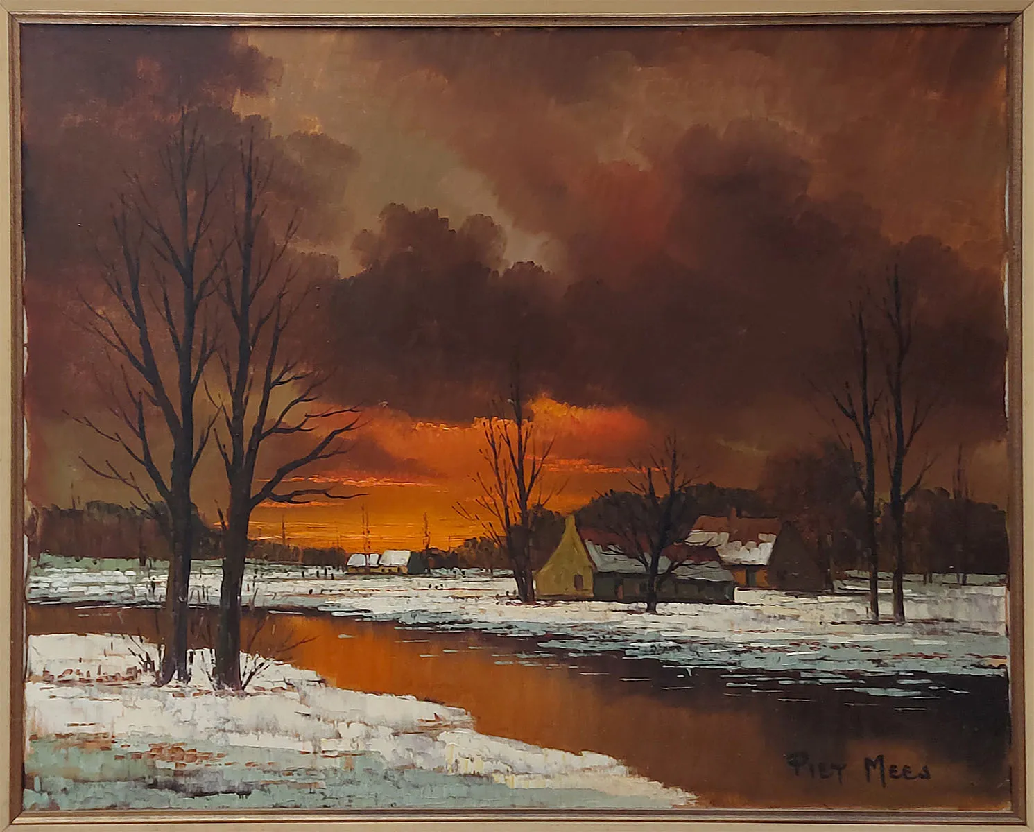 Buy painting on canvas by the Belgian painter Piet Mees