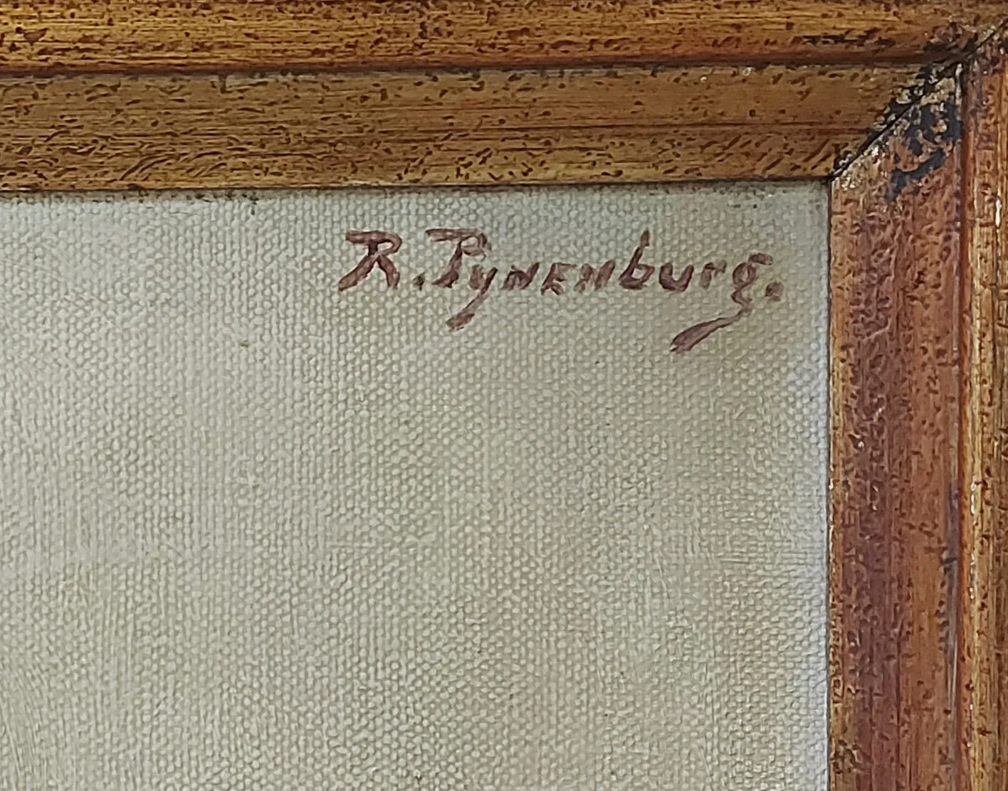 Portretschilderij van de Nederlandse kunstenaar Reinier Pijnenburg