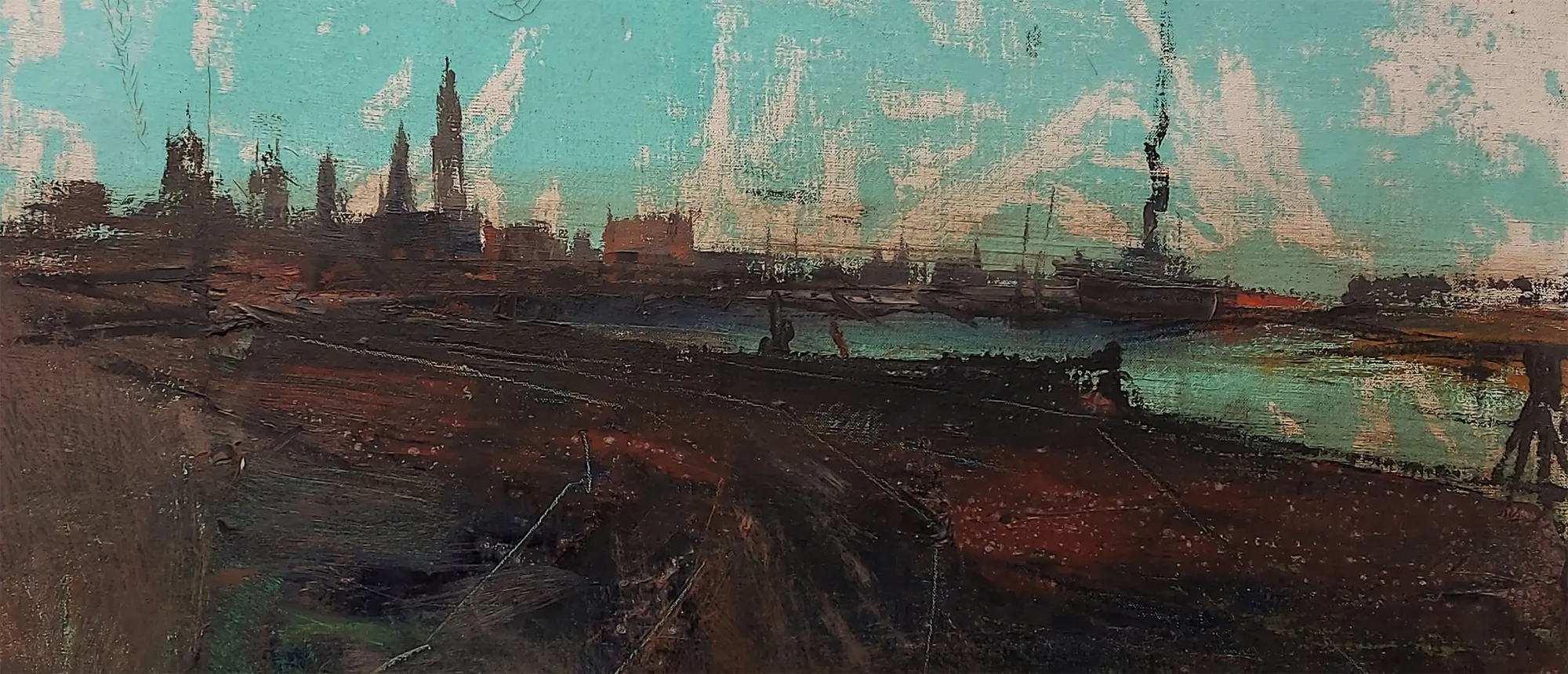 Schilderij uit 1970 van de Antwerpse kunstenaar René Engelen kopen