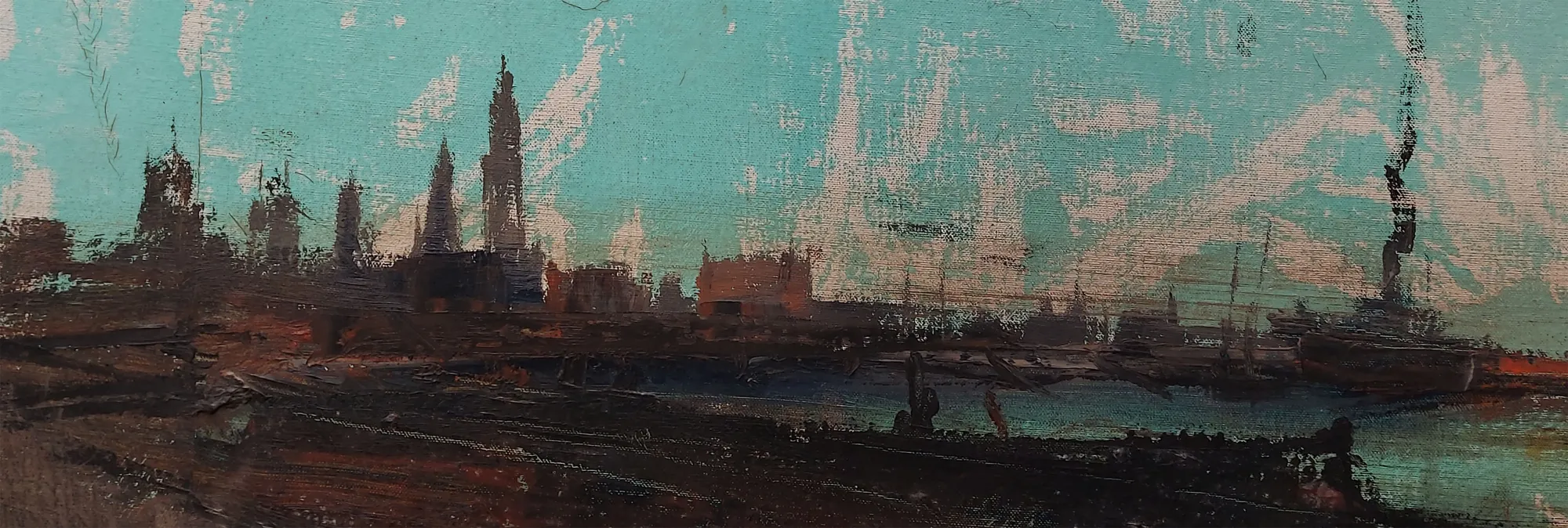 Schilderij uit 1970 van de Antwerpse kunstenaar René Engelen kopen