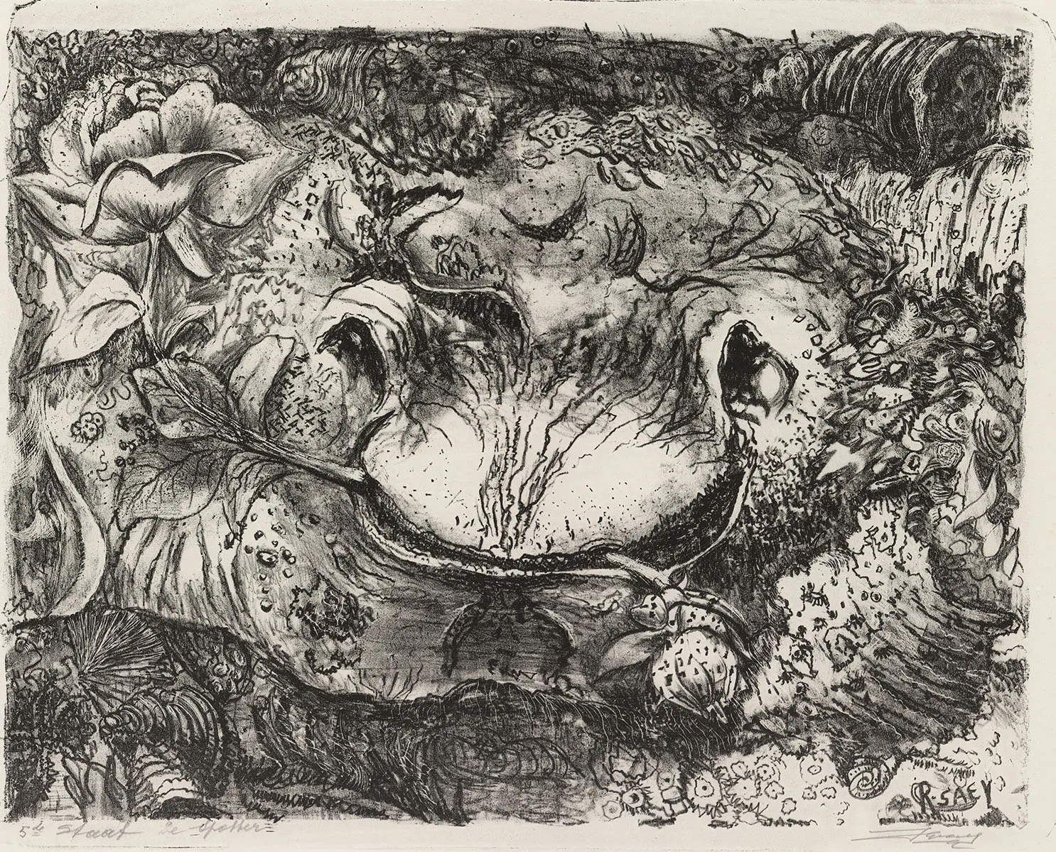 Buy a signed lithograph by the Belgian artist René Saey