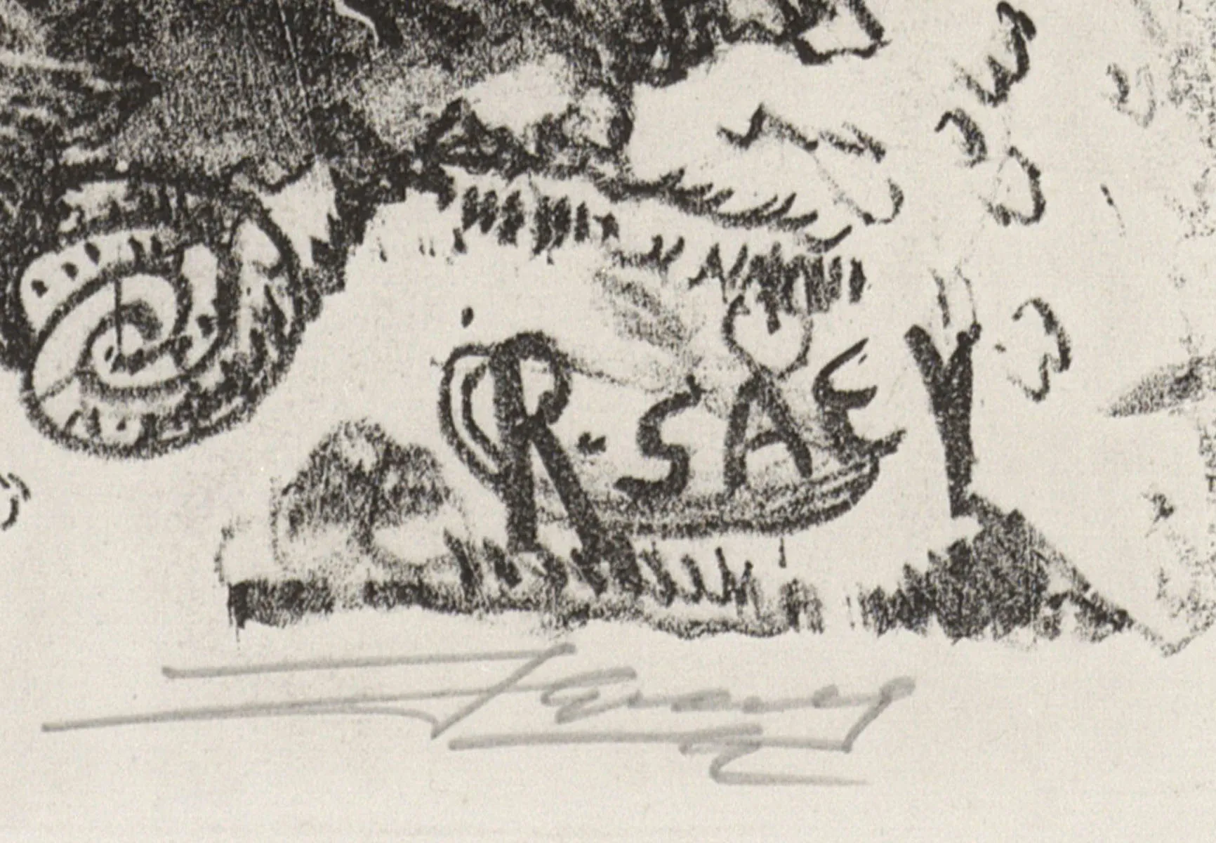 Buy a signed lithograph by the Belgian artist René Saey