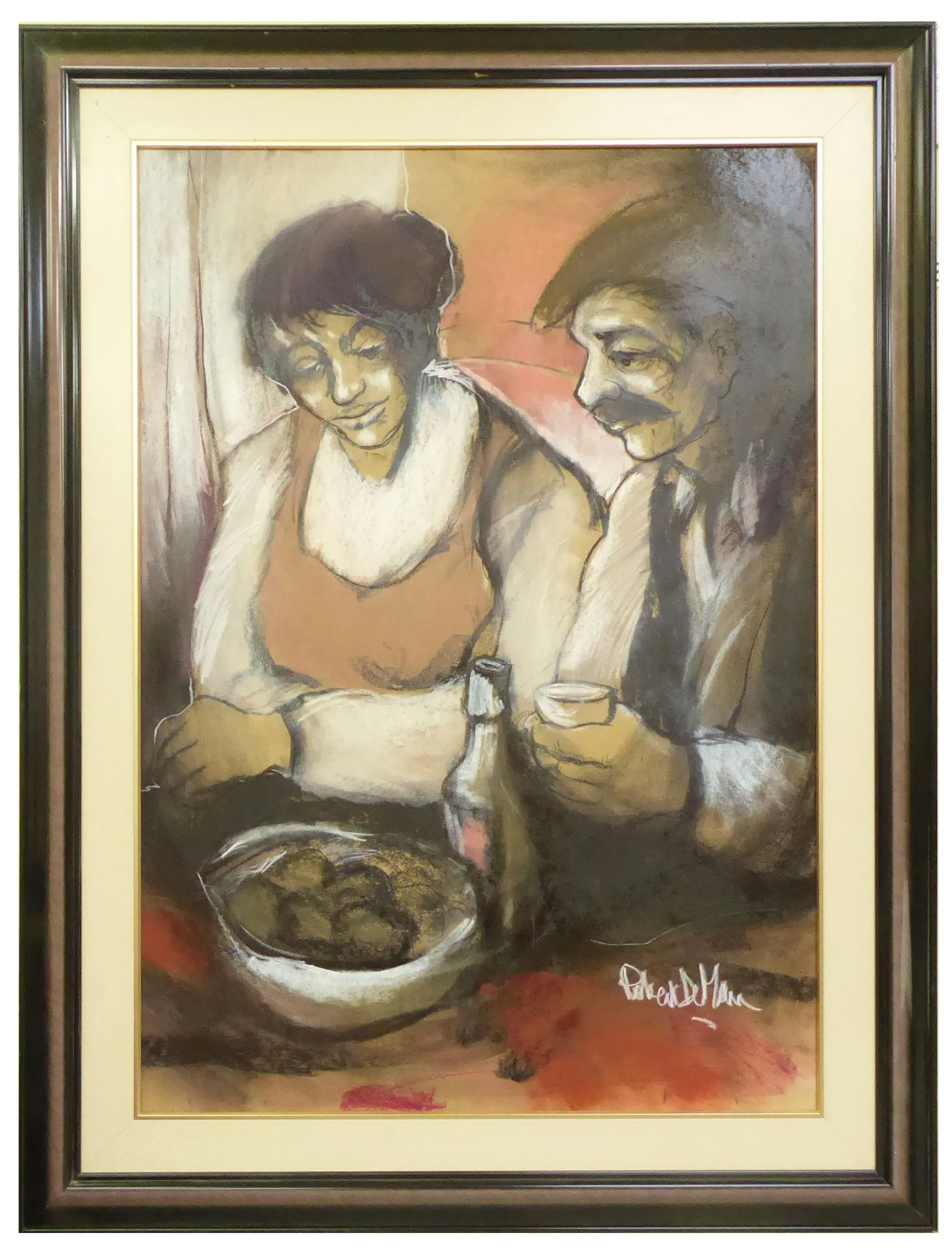 Schilderij van Robert De Man Belgische kunstenaar