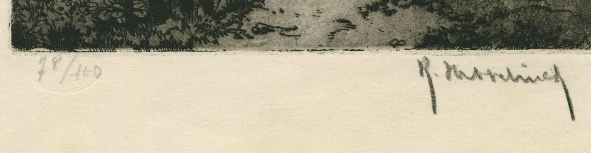 Buy an etching of a windmill by the Belgian artist R. Hebbelinck