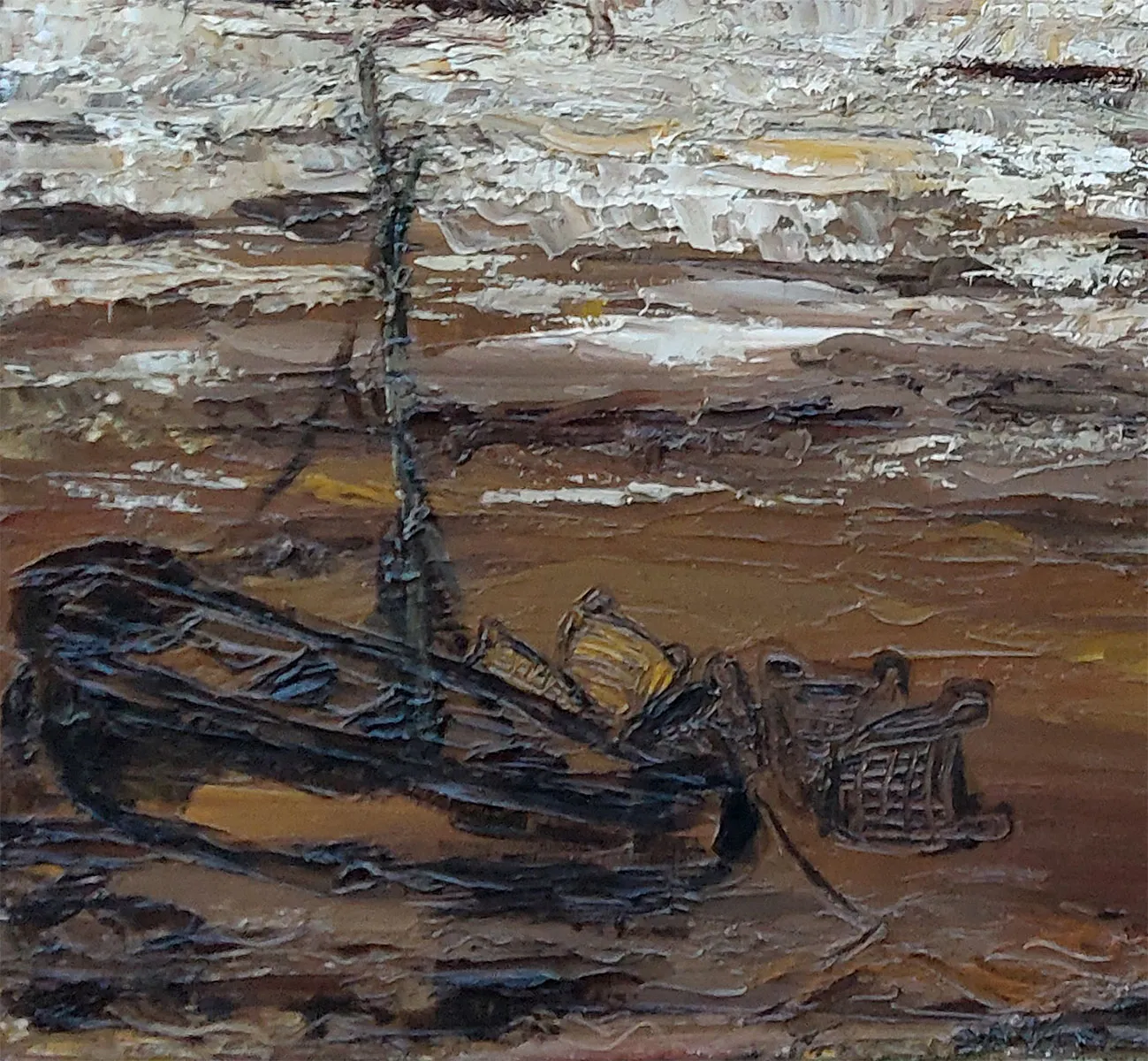 Schilderij uit 1963 kopen van de Belgische schilder Roger Nellens