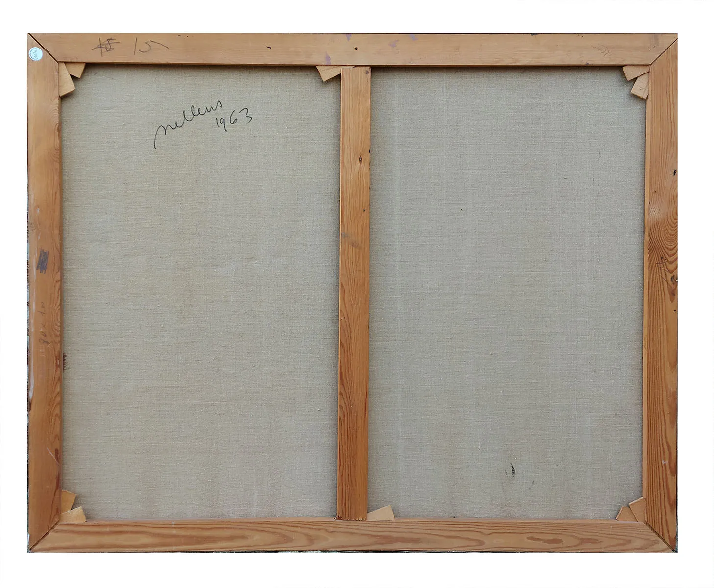 Schilderij uit 1963 kopen van de Belgische schilder Roger Nellens