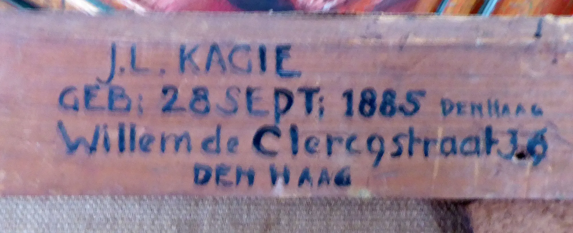 Schilderij van Jan Kagie Sr. een stilleven