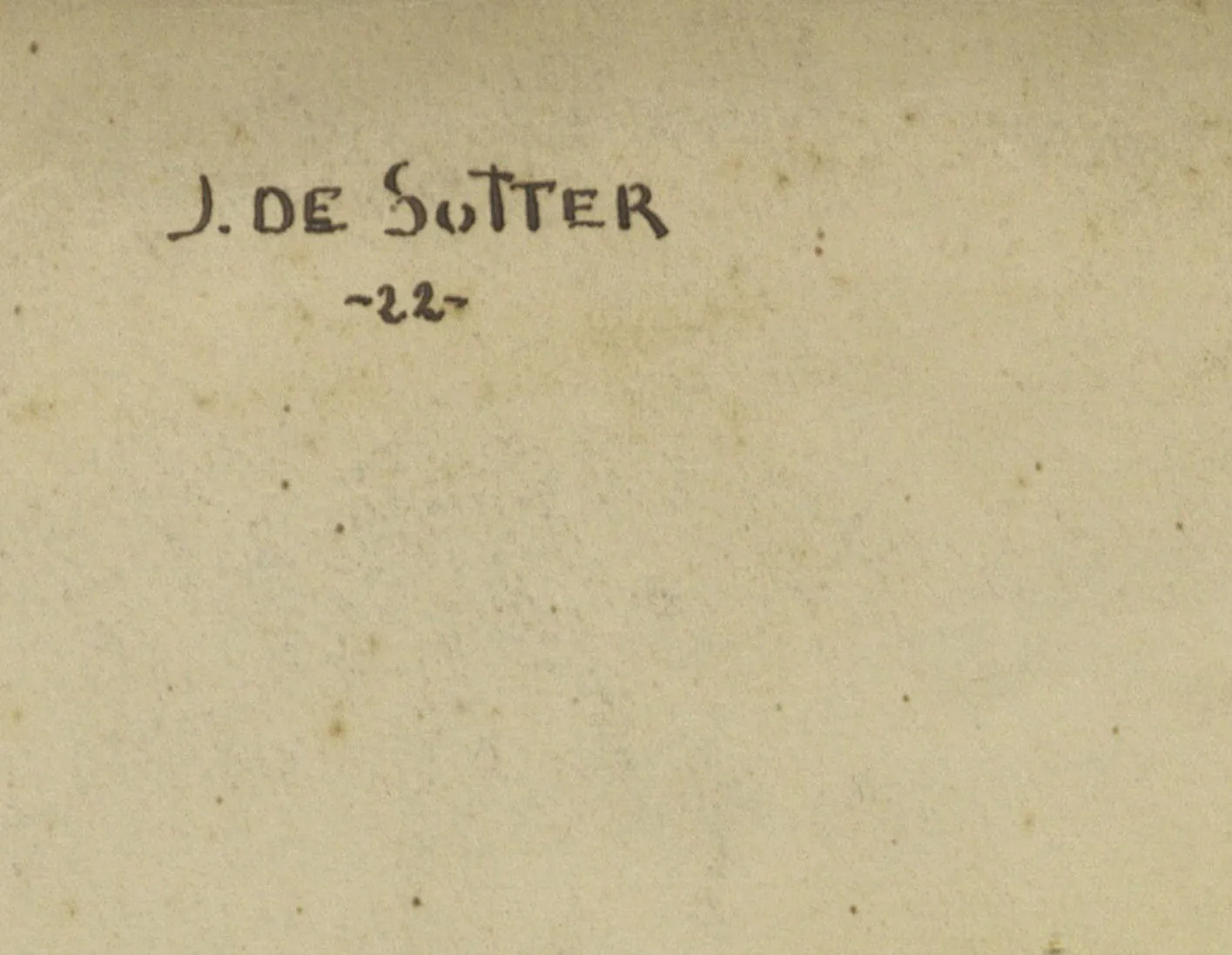 Buy a drawing from 1922 by the Belgian artist Jules De Sutter