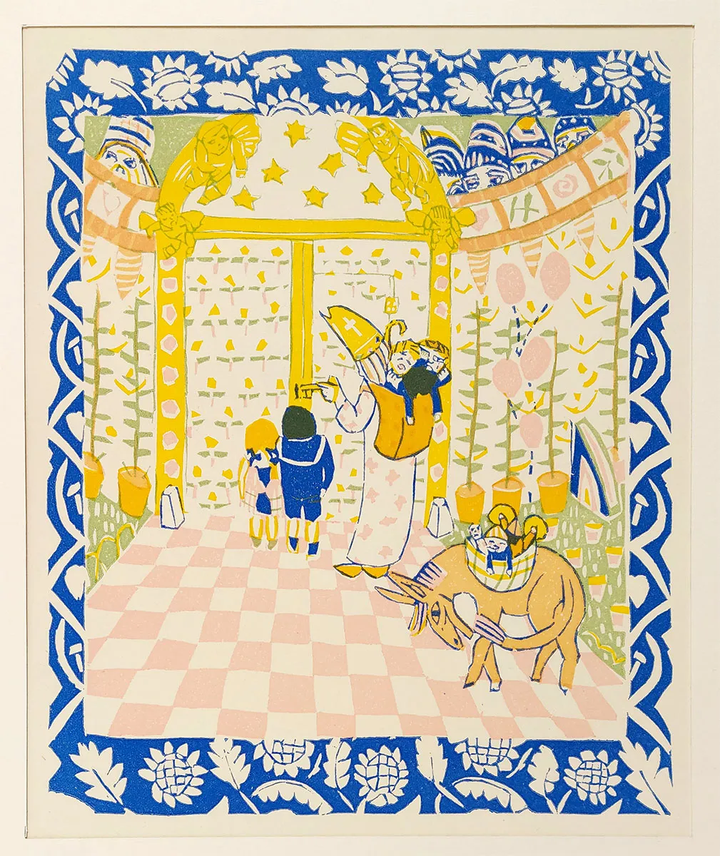 Woodcut from 1913 by the Belgian artist Edgard Tytgat