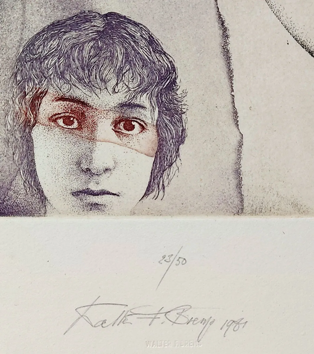 Ets van de Belgische kunstenaar Walter F. Brems kopen