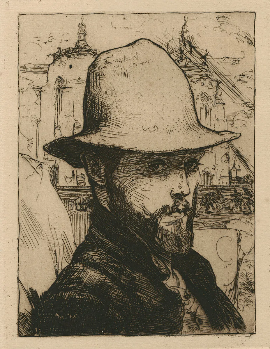 Acheter un autoportrait de l'artiste anversois Walter Vaes