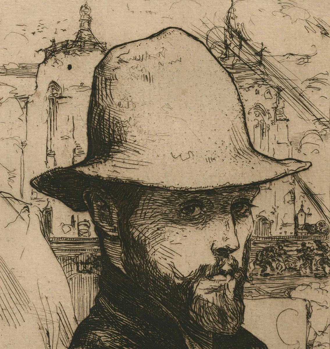 Buy a self-portrait of the Antwerp artist Walter Vaes