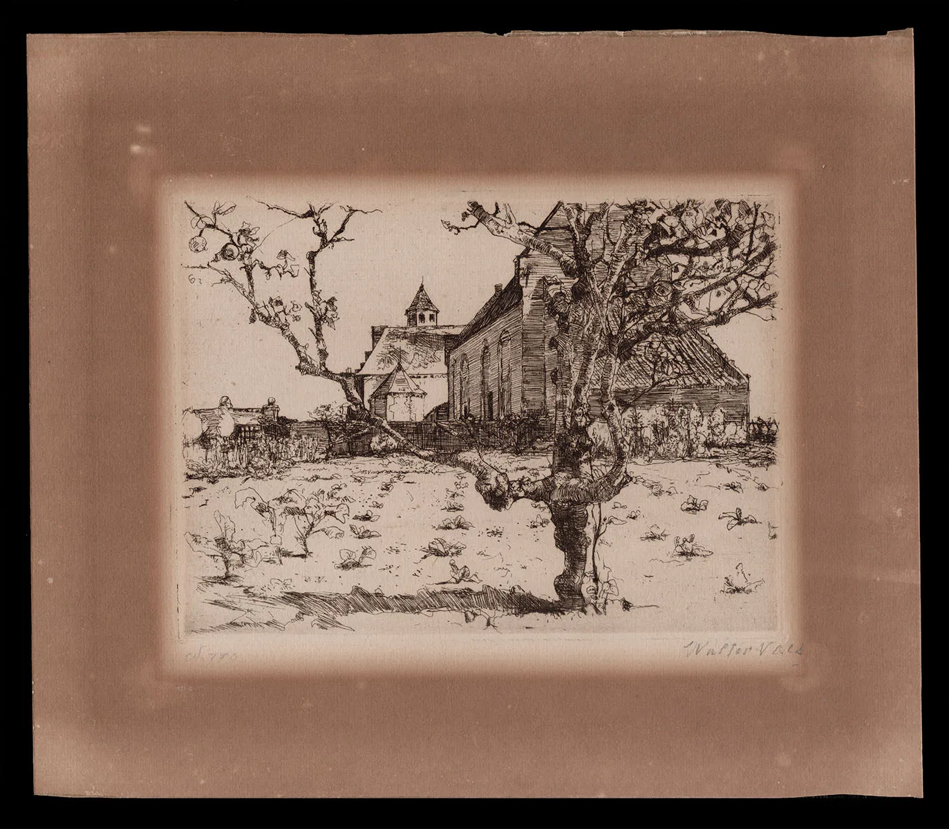 Buy an etching by the Belgian artist Walter Vaes