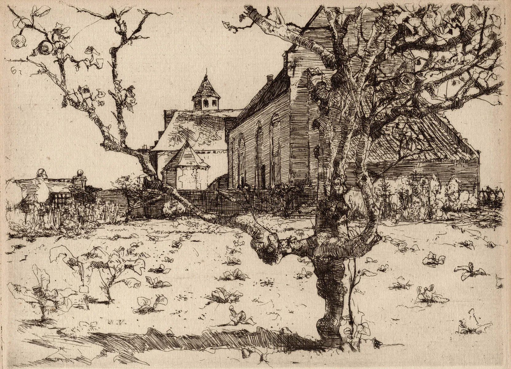Buy an etching by the Belgian artist Walter Vaes
