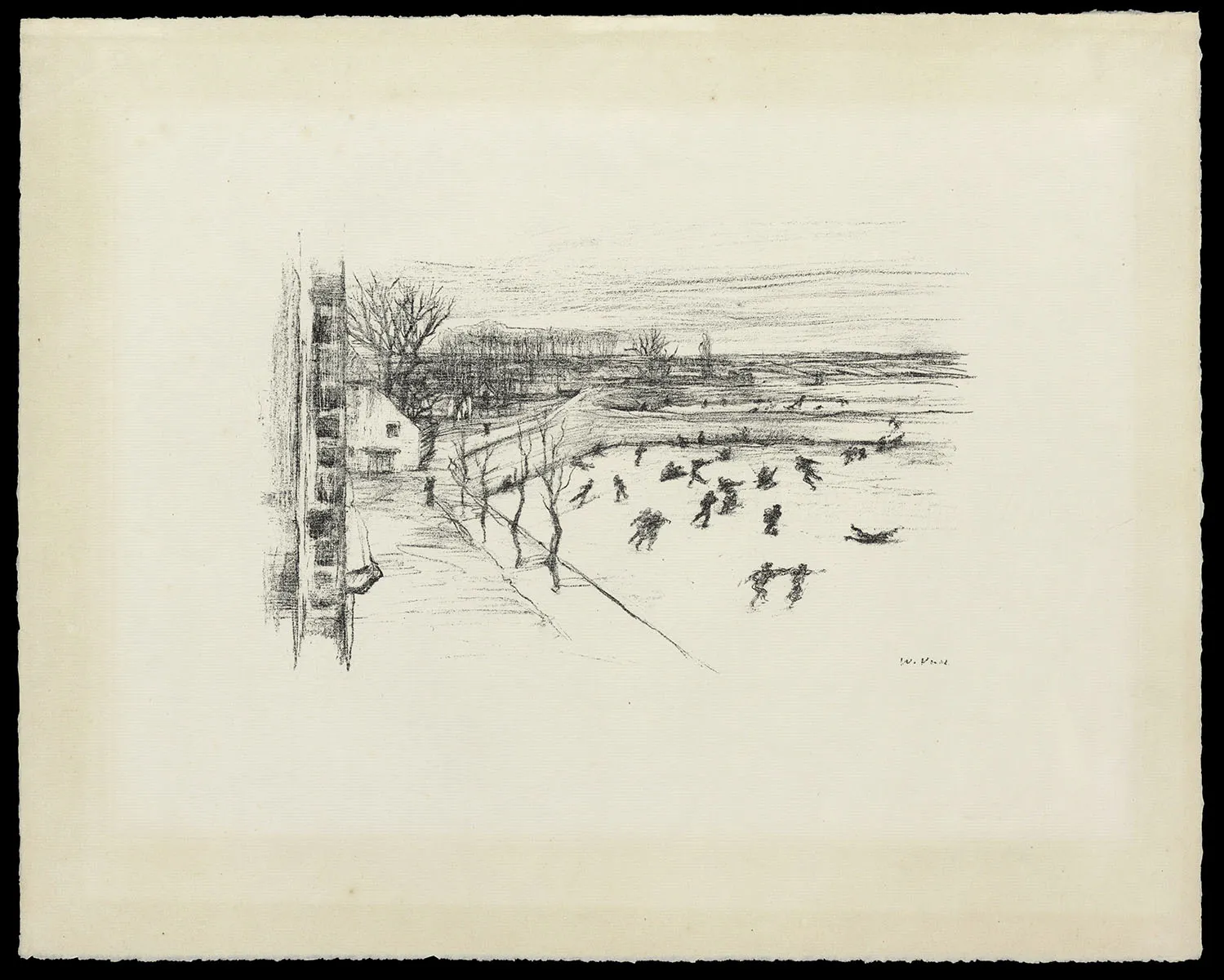 Buy a linocut by the Antwerp artist and etcher Walter Vaes