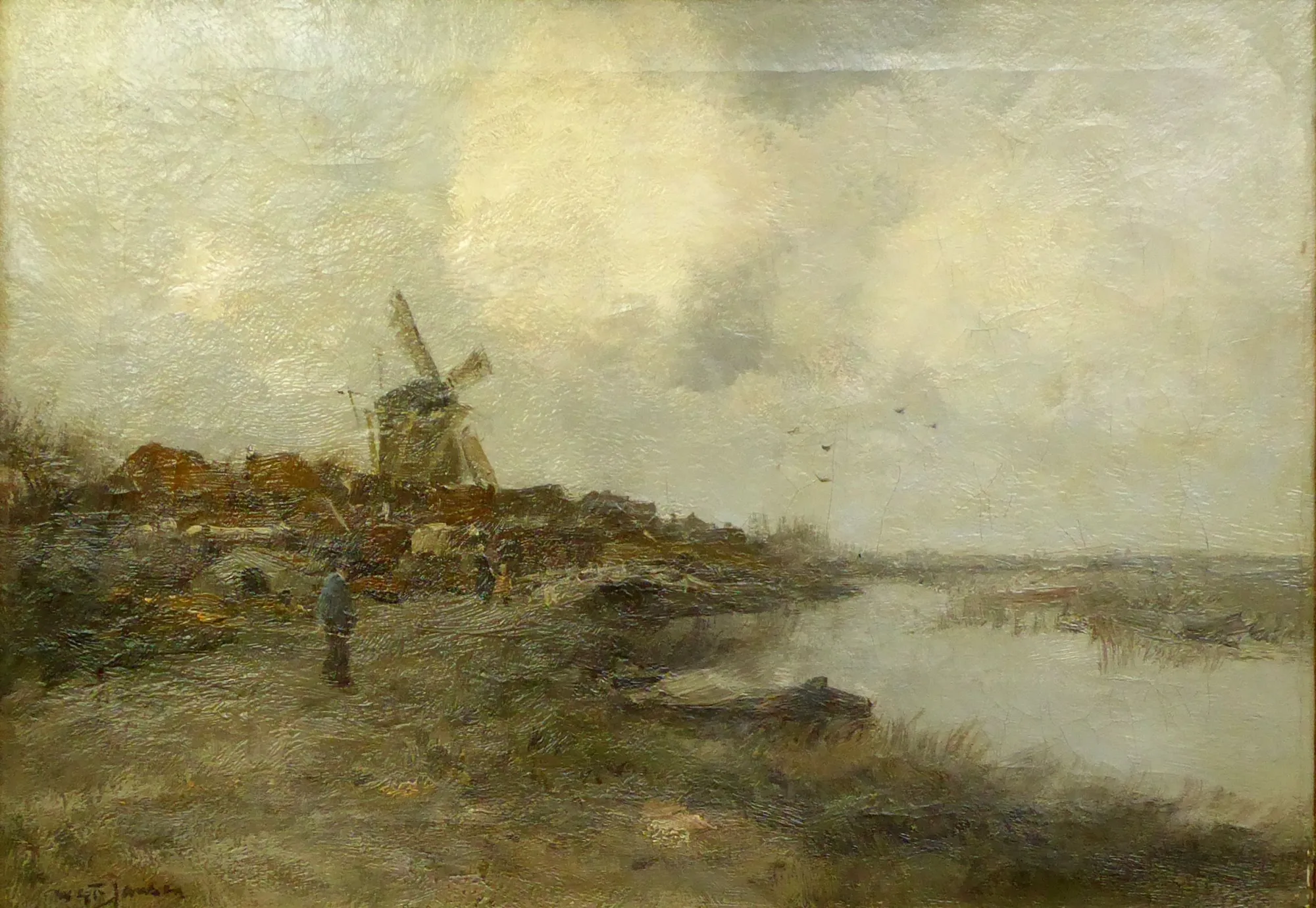 Schilderij van Nederlandse kunstenaar Willem George Frederik Jansen